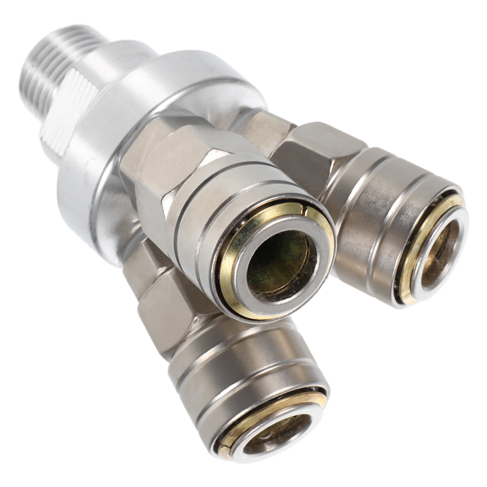 OUNONA Air Manifold 3 Way Quick Connect Coupler Air Hose Splitter ...