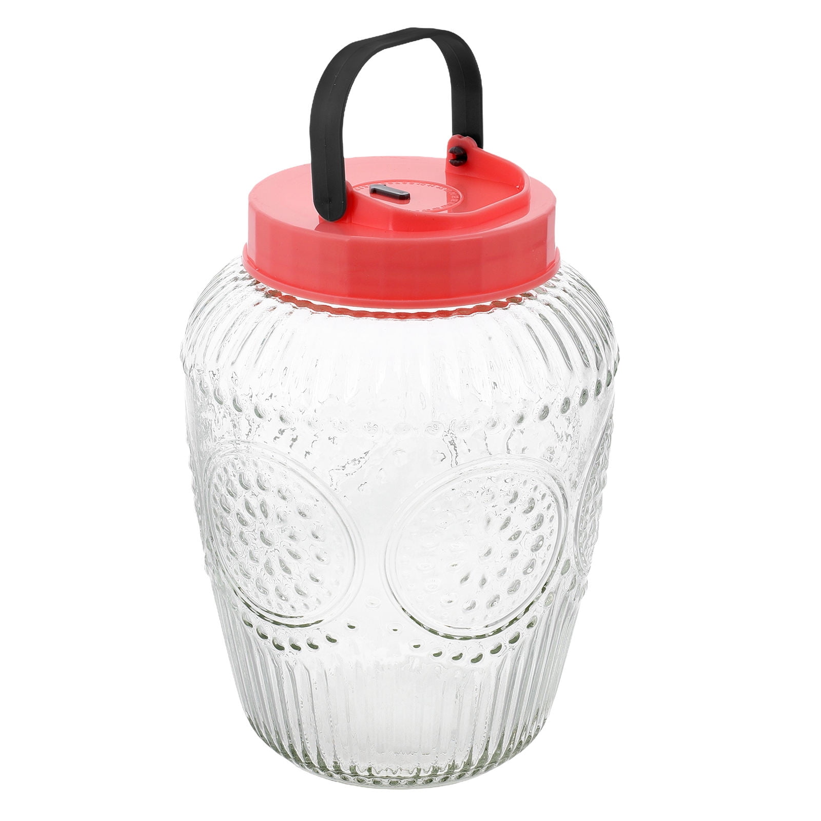 OUNONA Airtight Glass Canister with Lid Food Storage Canister Freezer ...