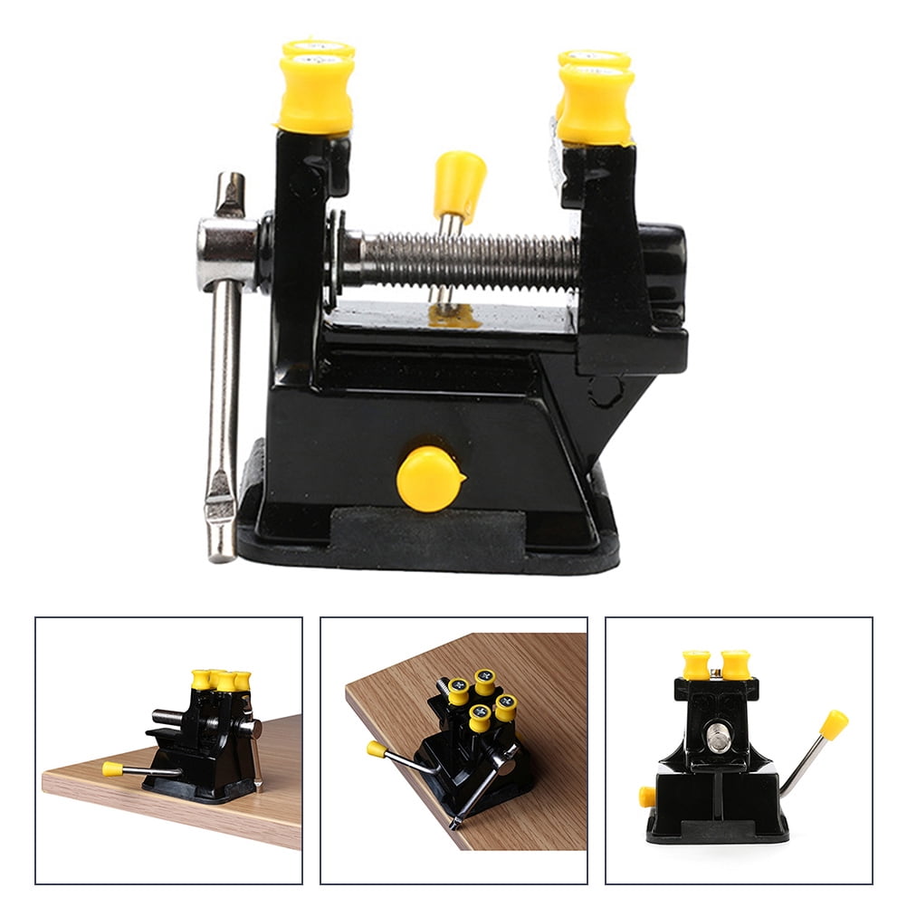 OUNONA Alloy Drill Press Vise Desktop Suction Adjustable Flat Clamp ...