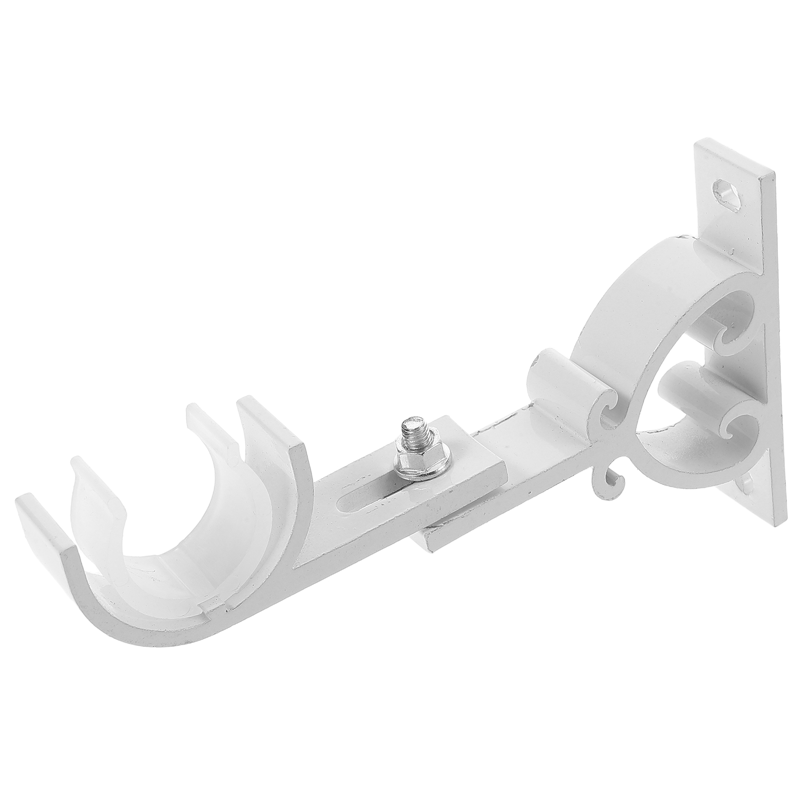 OUNONA Alloy Roman Curtain Rod Brackets Mount Heavy Duty Curtain Rod ...