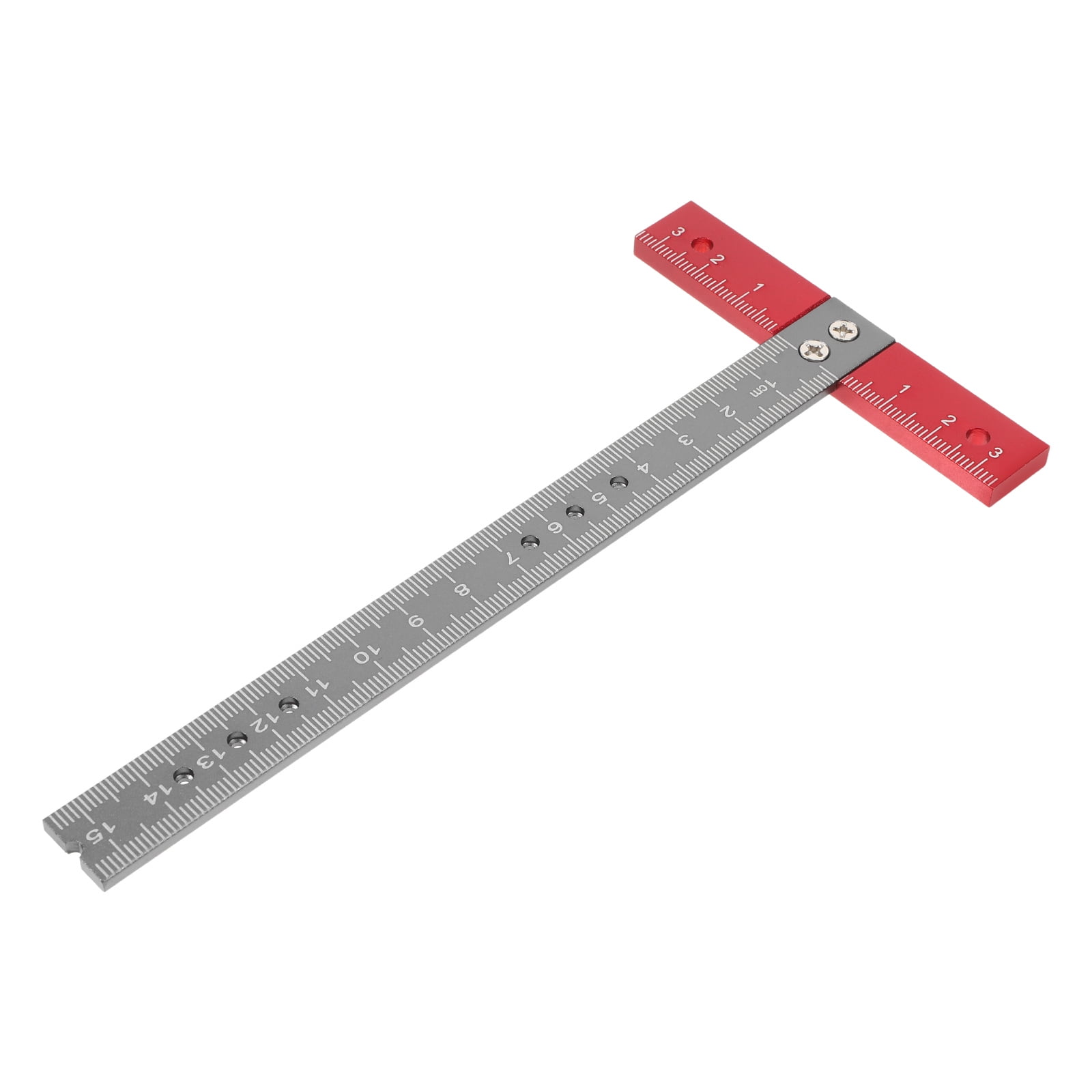 OUNONA Aluminum Alloy T Square Ruler With Level Carpenters Architects ...