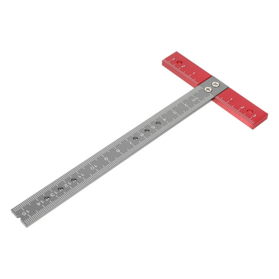 OUNONA Aluminum Alloy T Square Ruler With Level Carpenters Architects ...