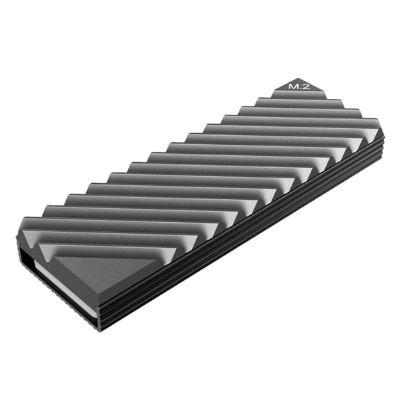 OUNONA Aluminum Heat Sink with Slope Texture Cooler for M.2 2280 SSD ...