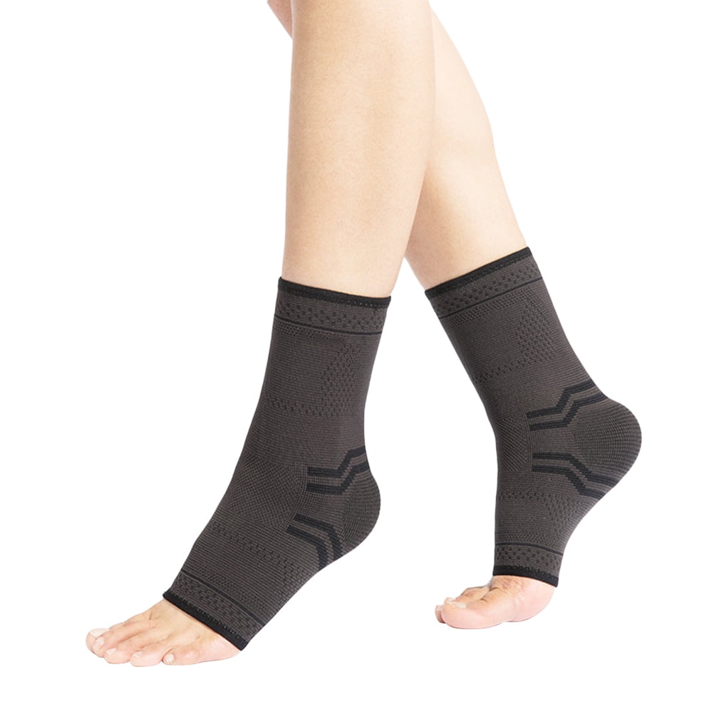OUNONA Ankle Brace Compression Support Sleeve Sock Ankle Sprain Injury ...