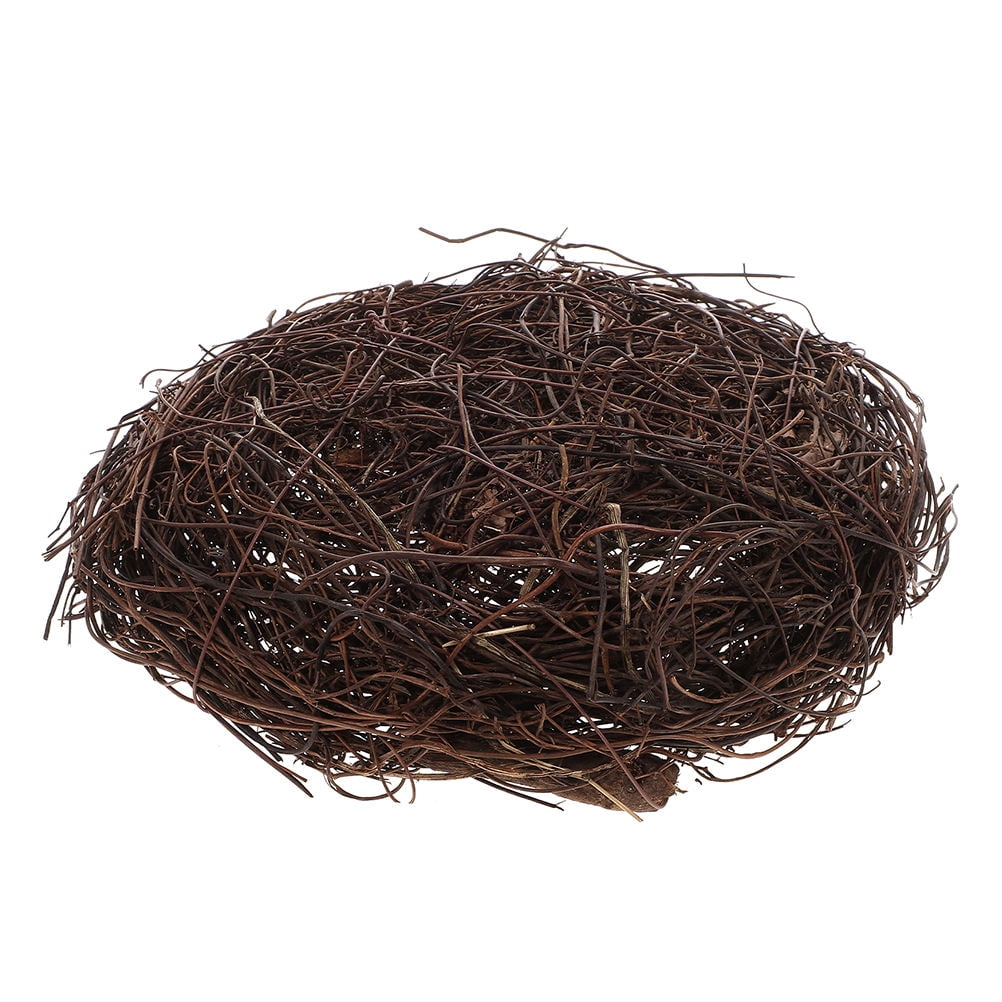 OUNONA Artificial Bird Nest Crafts Easter Bird House Nest Mini Natural ...