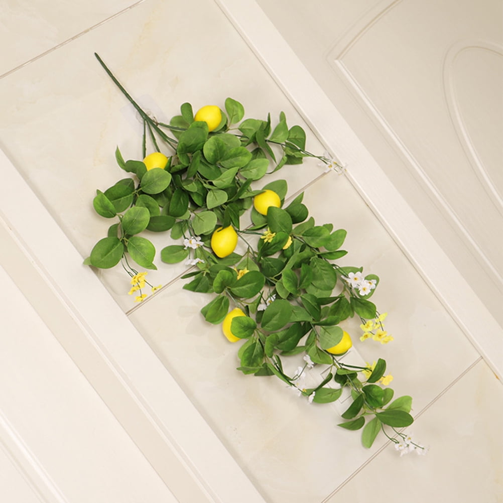 OUNONA Artificial Green Plants Lemon Floral Picks Greenery Lemons Indoor - Walmart.com