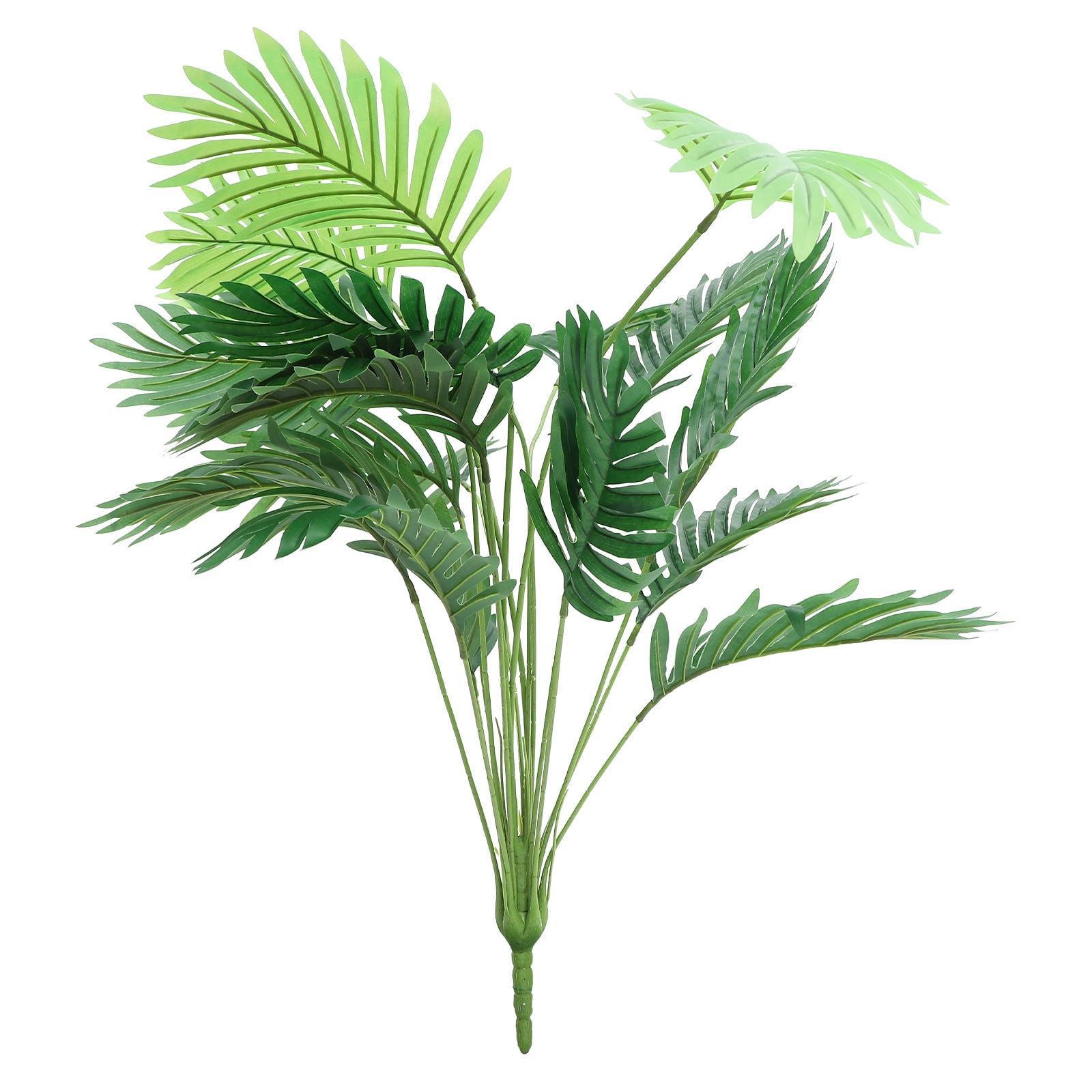 OUNONA Artificial Faux Leaf Plant Decoration, Realistic Fake Greenery ...