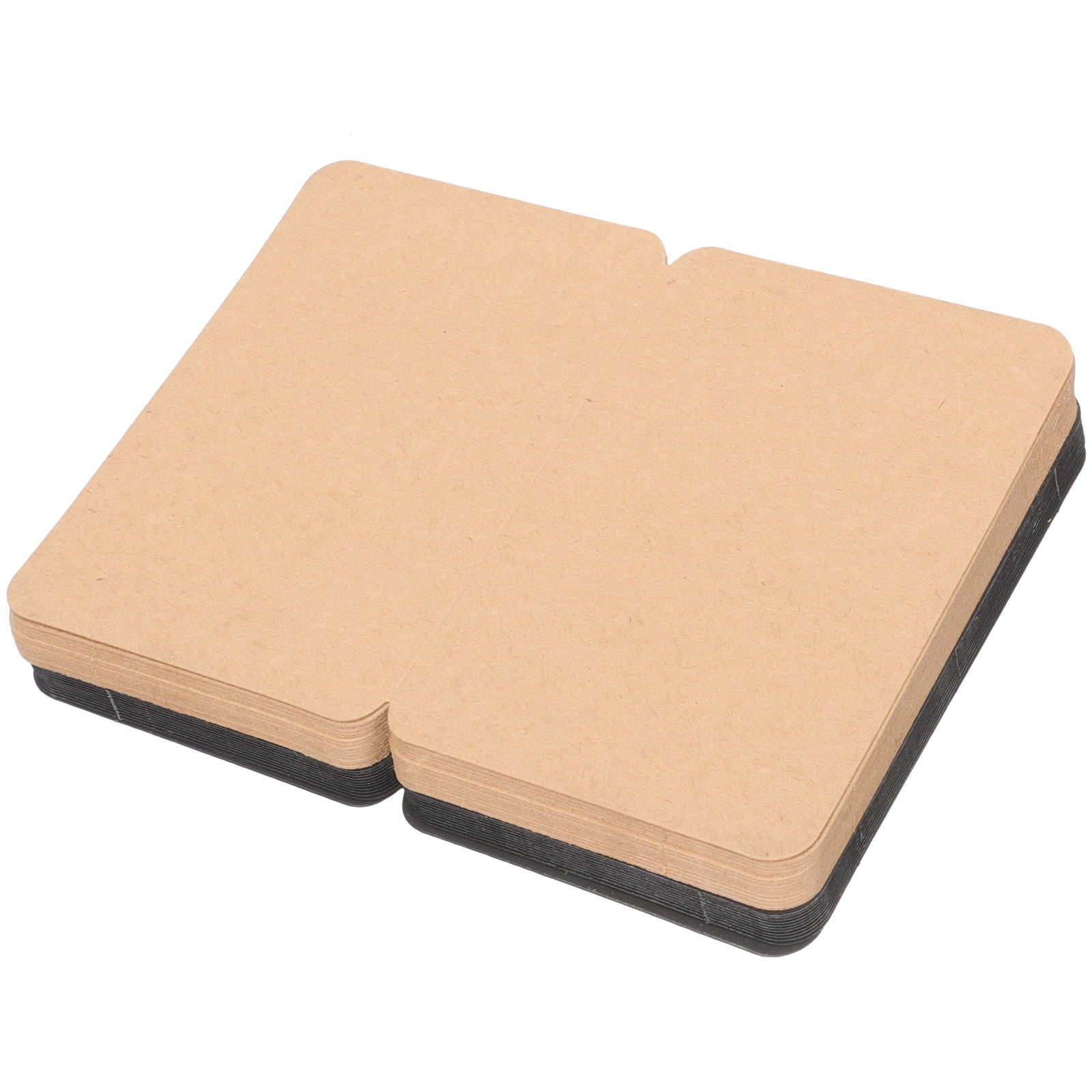 OUNONA Assorted Color Blank Paperboard Cards with Rounded Corners for ...