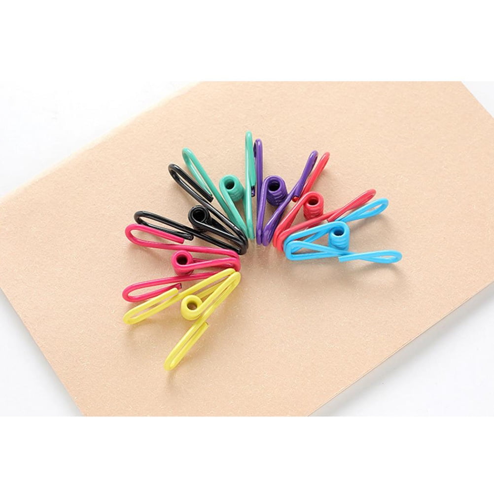 OUNONA Assorted Color Clothes Drying Clips for Fastening with NonSlip ...