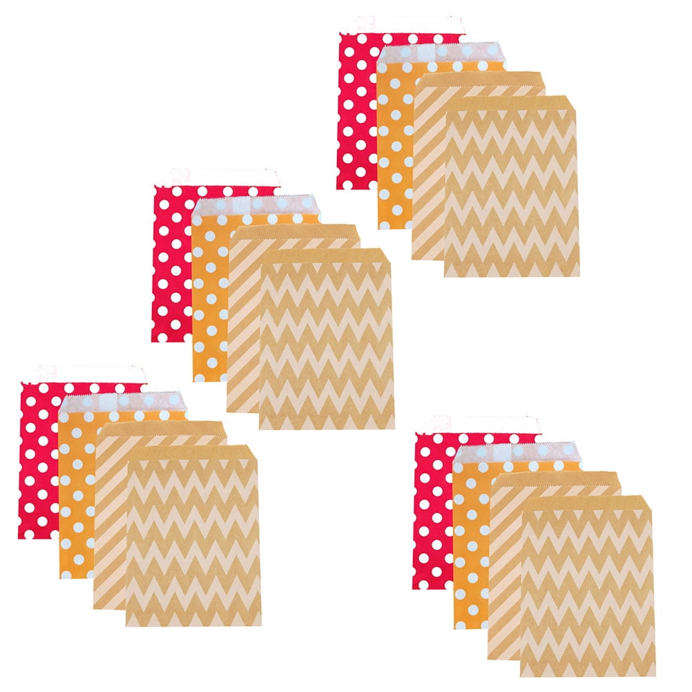 OUNONA Assorted Color Paper Bags for Storage Greaseproof and Non Stick ...