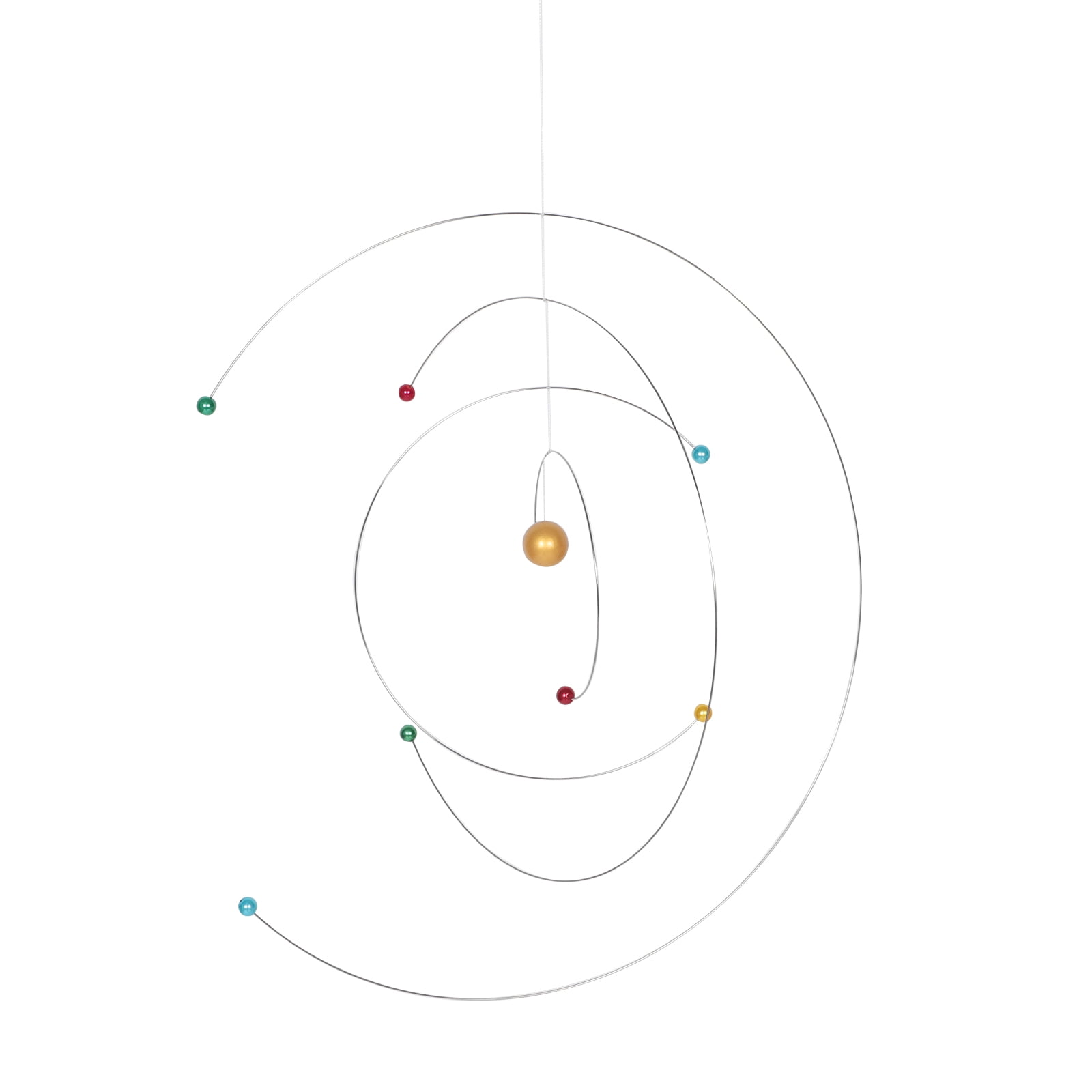 OUNONA Atom Hanging Mobile Modern Wind Chime for Space Enthusiast Decor ...