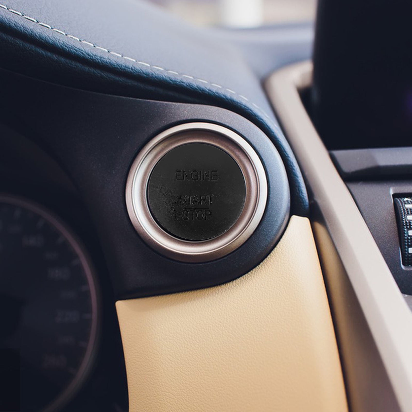 OUNONA Auto Engine Push Button Car Start Stop Switch Ignition Starter ...