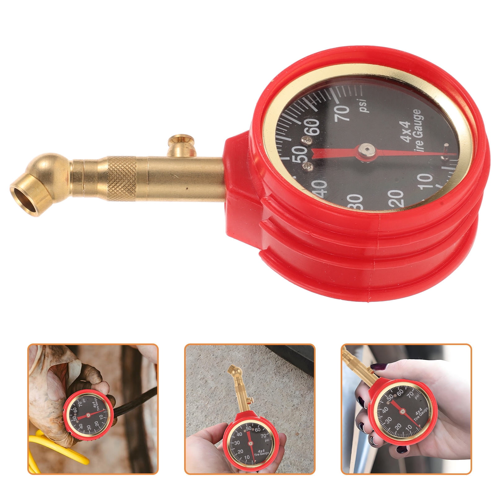 OUNONA Automotive Tire Pressure Gauge Tire Pressure Gauge Car Tires ...