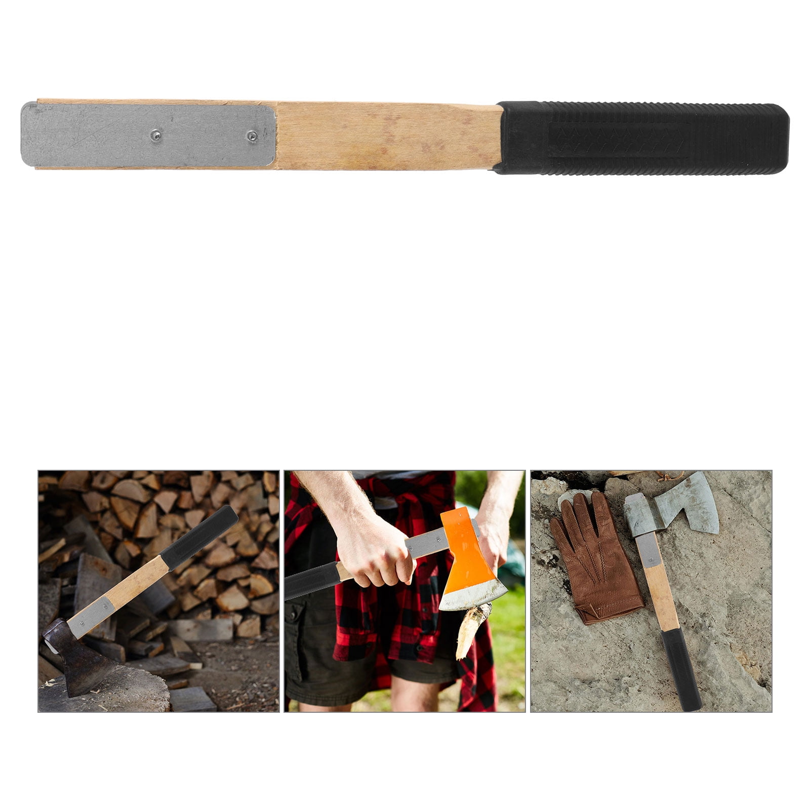 OUNONA Axe Handle Replacement Wood Axe Handle Grip Axe Wood Handle ...