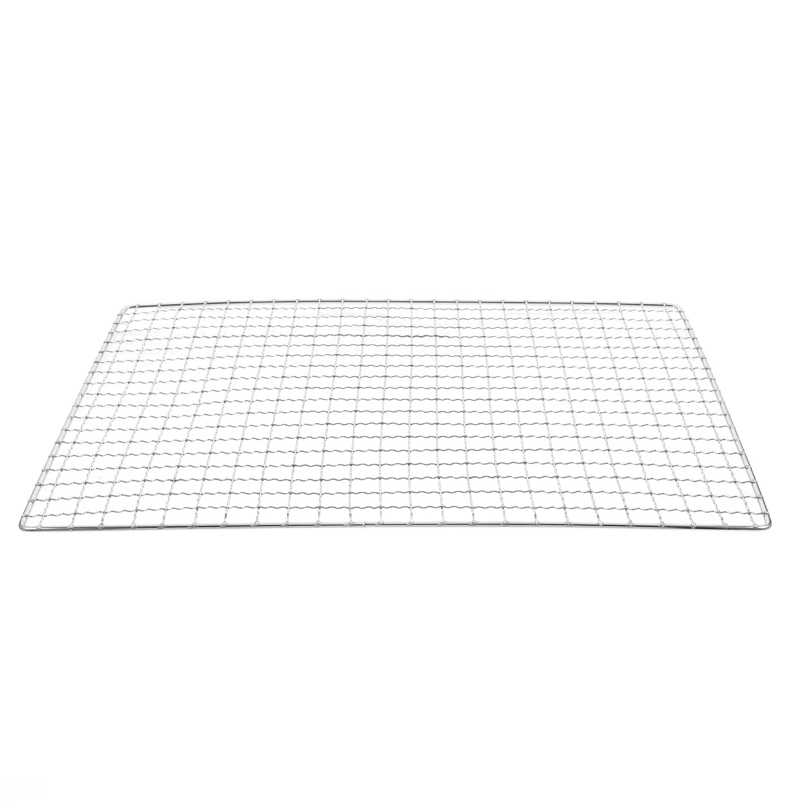 OUNONA BBQ Net Outdoor Feeder Barbecue Supplies Round Grill Silver ...