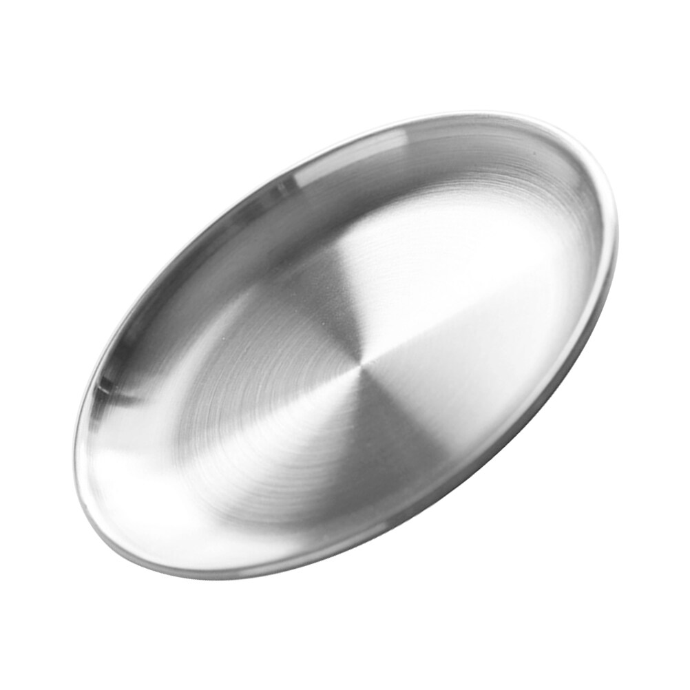 OUNONA Baguette Stainless Steel Dessert Plate Kitchen Dishes Plates ...