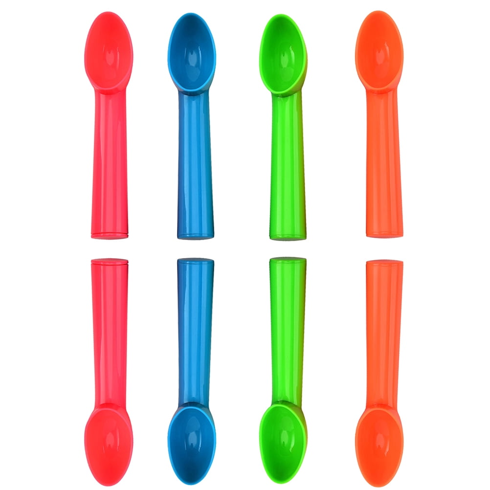 OUNONA Ball Ice Cream Bowl Small Size Scoops Smooth Surface Spoons ...