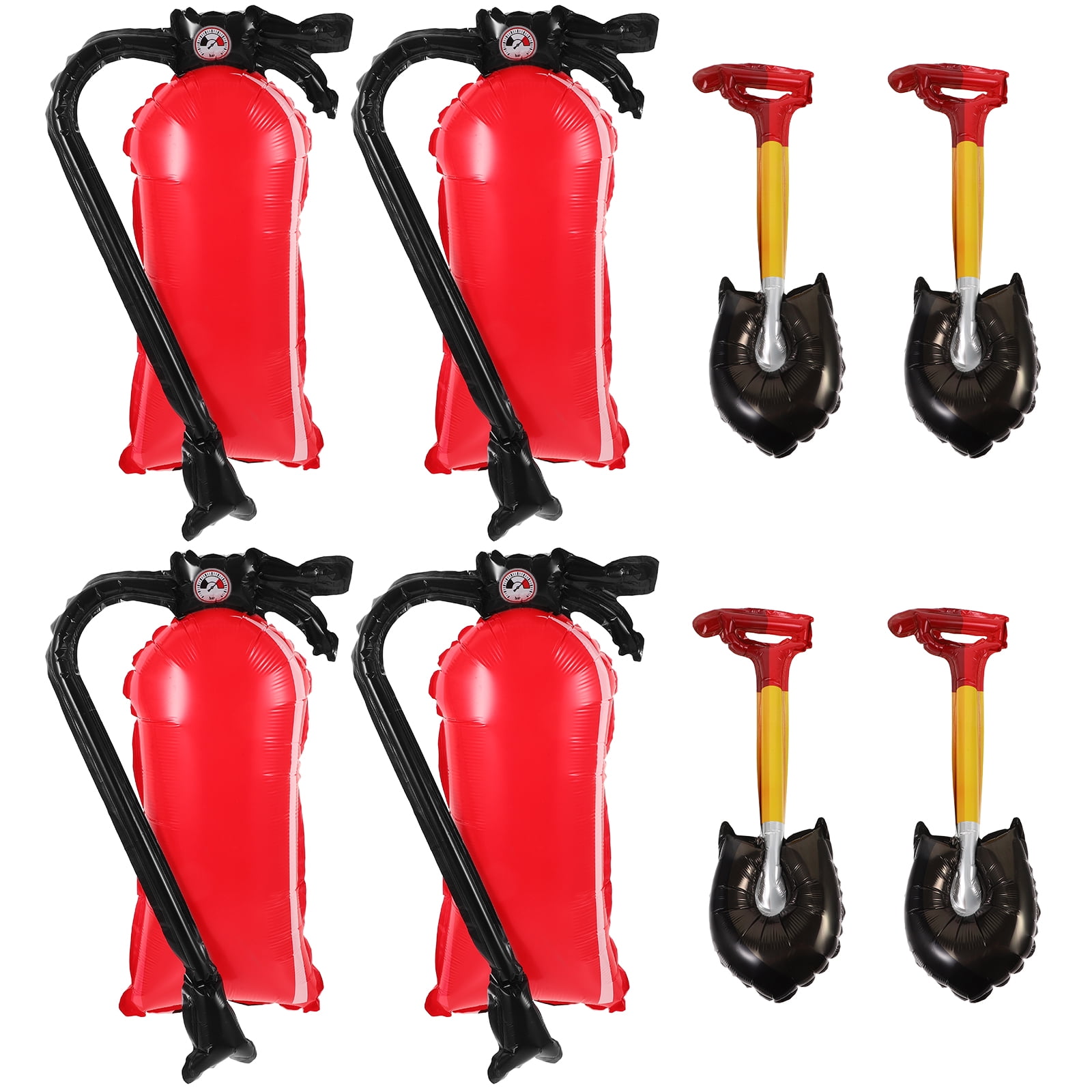 OUNONA Firefighting Theme Decorations with Durable Aluminum Foil ...