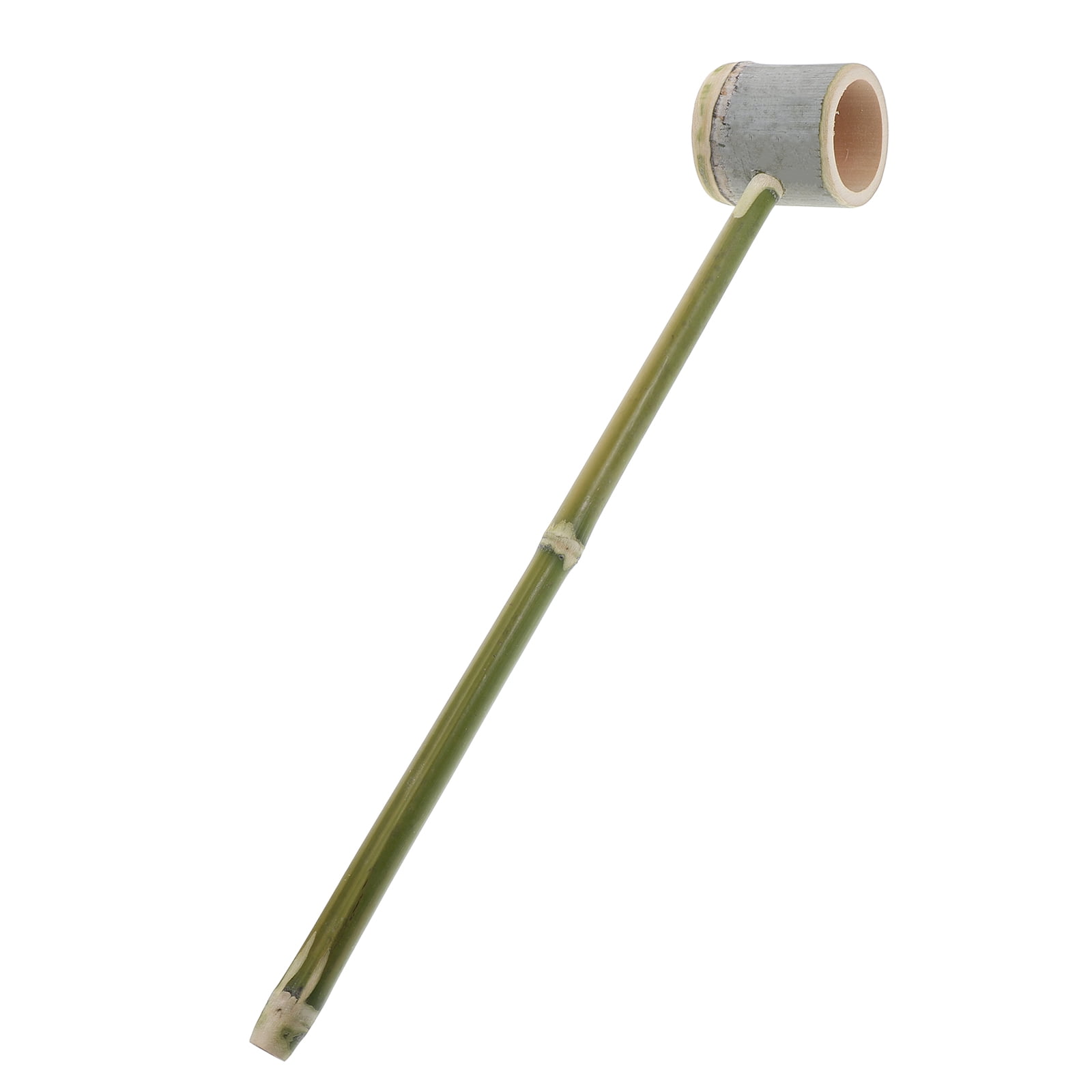 OUNONA Bamboo Water Dipper with Long Handle for Garden Watering Smooth ...