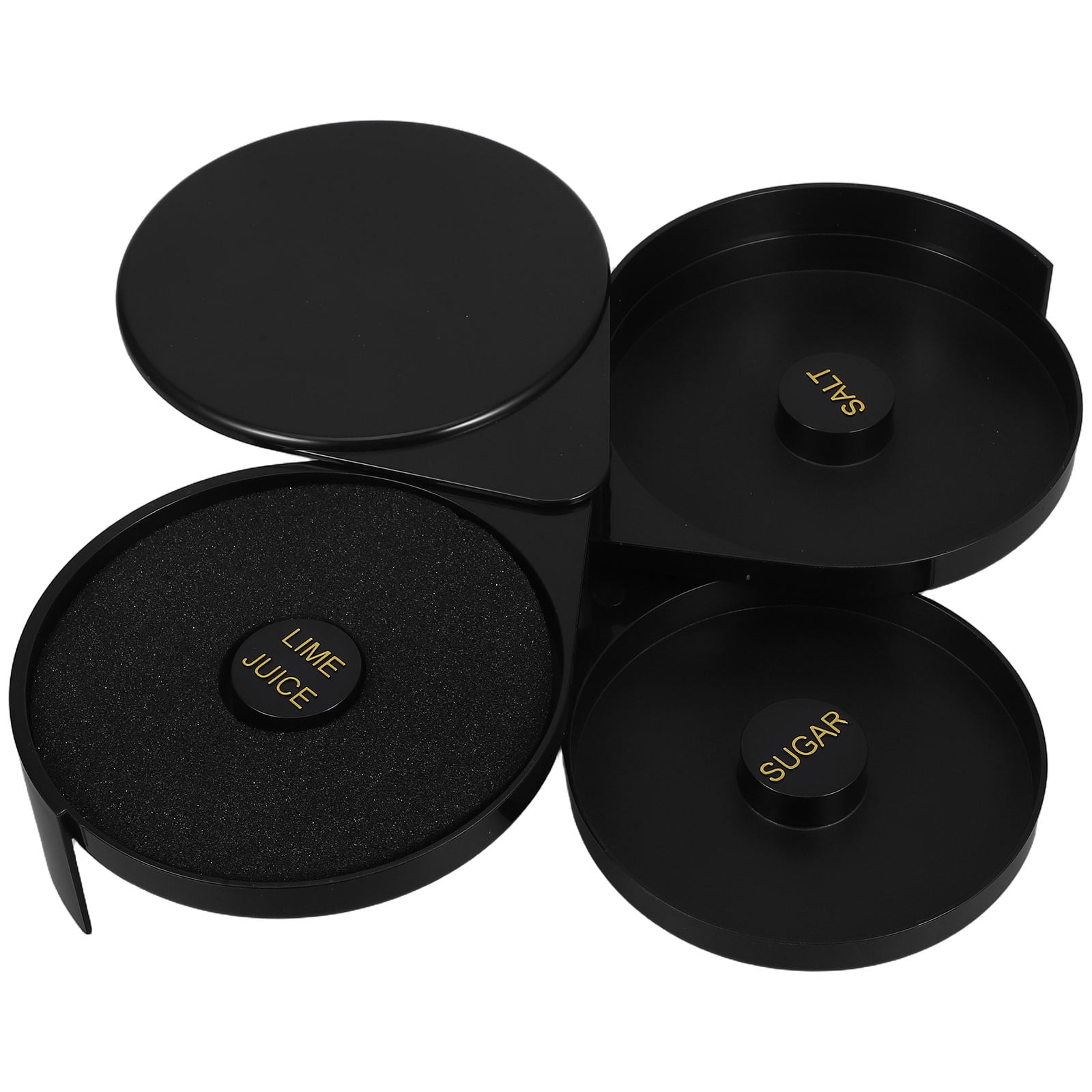 OUNONA Bar Sugar Rimmer Cocktail Seasoning Box Bartender Tool Salt ...