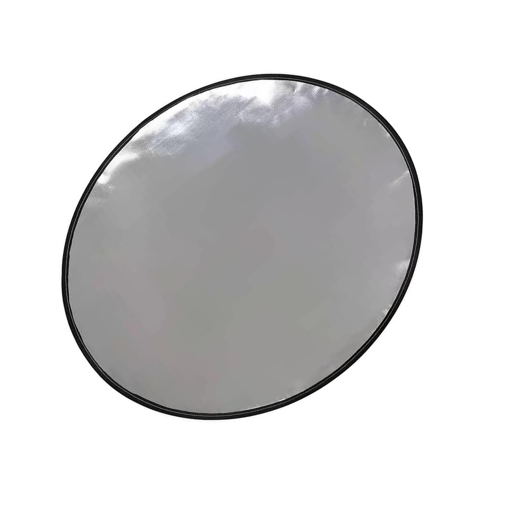 OUNONA Barbecue Mat Camping Pits Campfire Outdoor Rug Round Rugs Silver ...