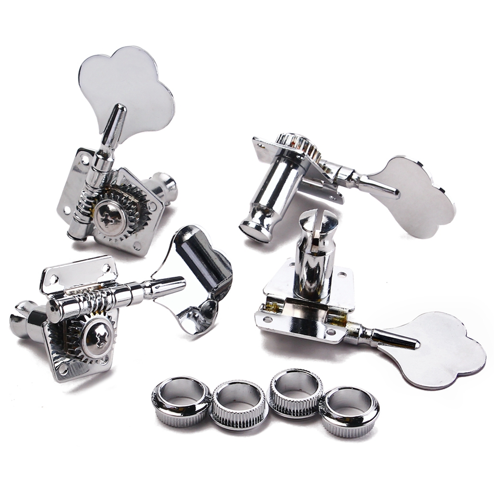 OUNONA Bass Tuning Pegs Keys Tuner Machine Heads Vintage Open Style 4R ...