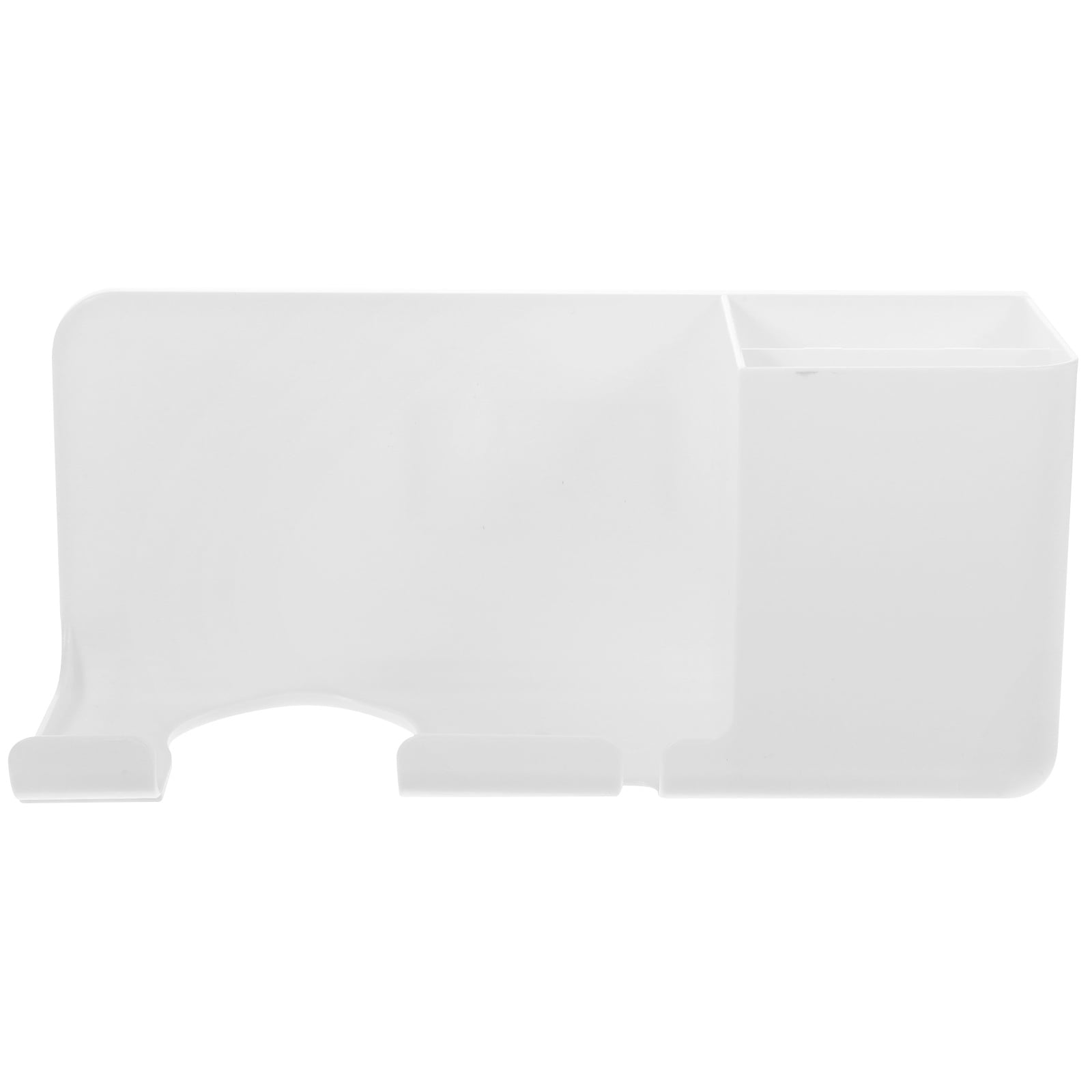 OUNONA Bathroom Wall Mounted Hair Dryer Holder Black Adhesive Stand for ...