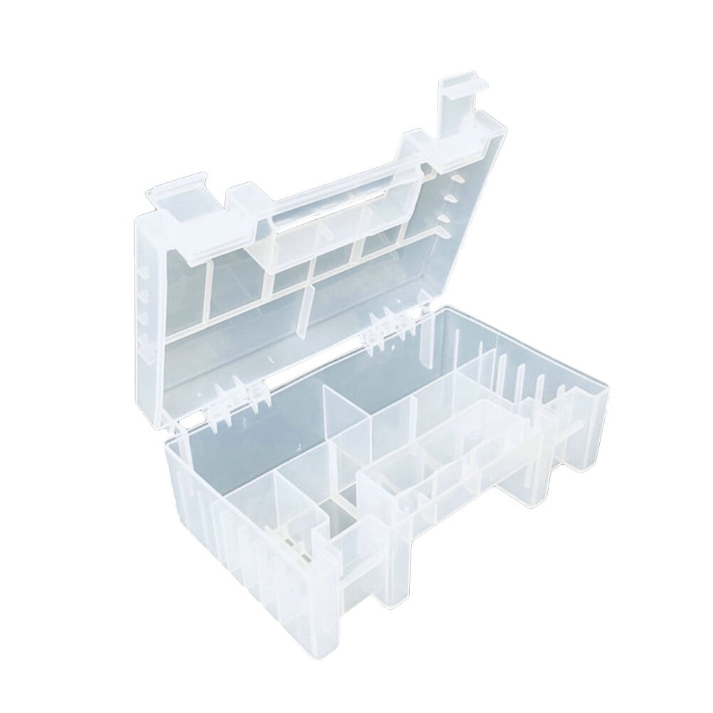 OUNONA Battery Storage Holder Compartment Transparent Batteries ...