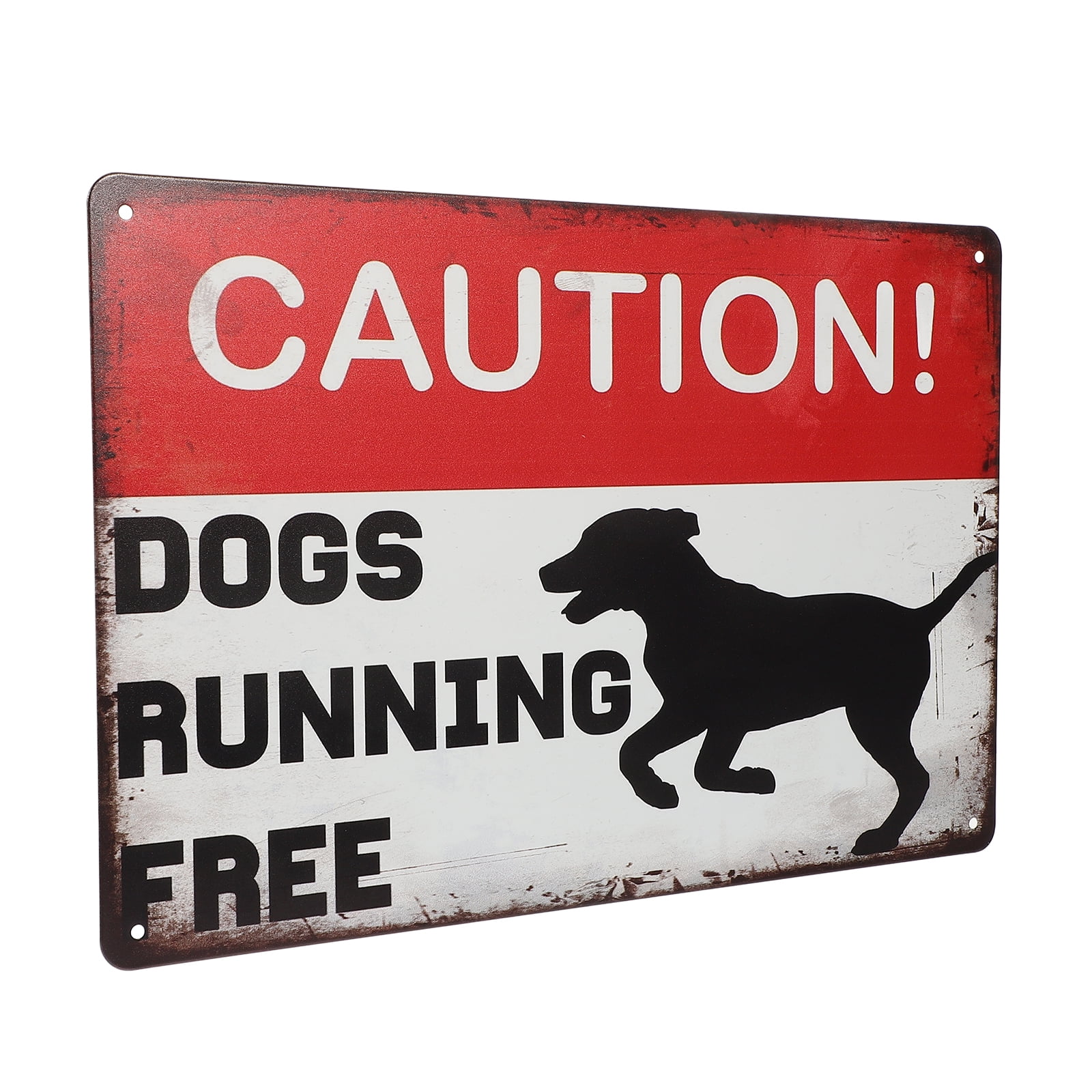 OUNONA Beware of Dog Sign Funny Invisible Fence Flags for Dogs Mother ...