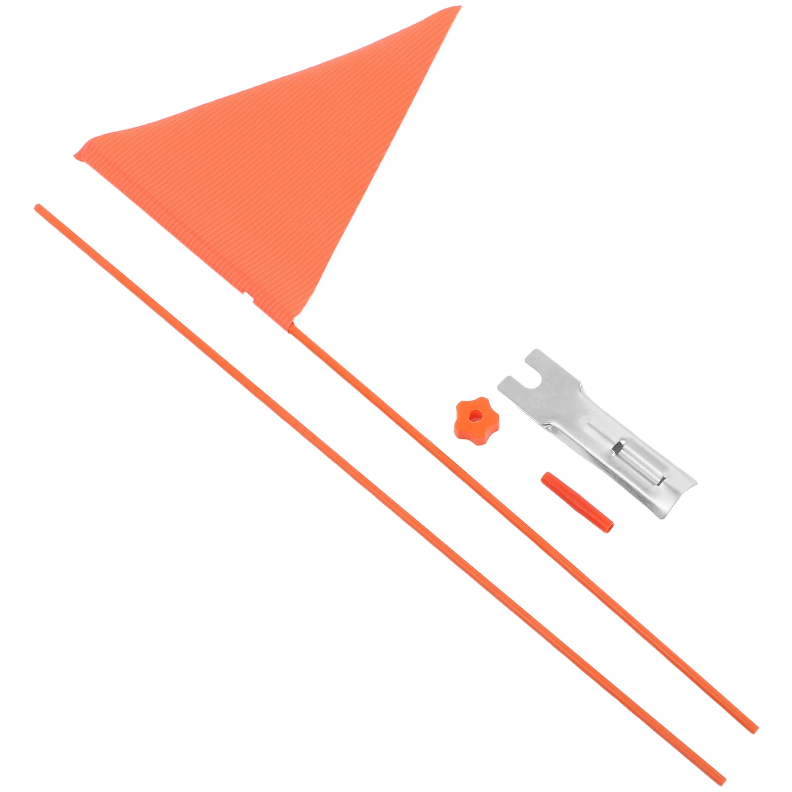 OUNONA Bicycle Safety Flag with Pole Reflective Bike Trailer Safety ...