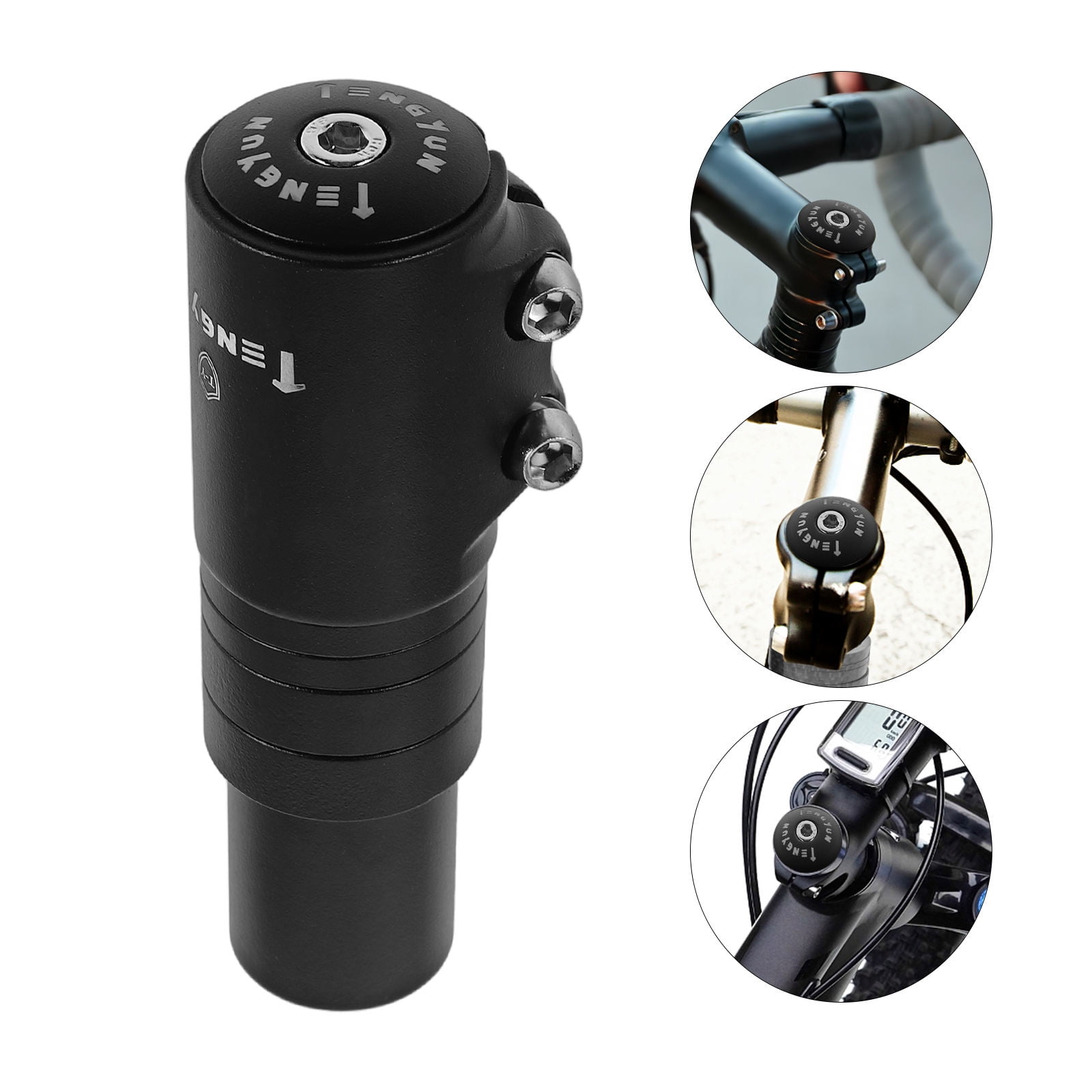 OUNONA Bike Stem Riser Extender Front Fork Adapter Bicycle Handlebar ...
