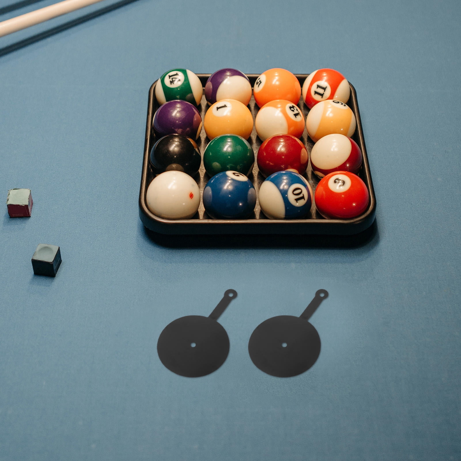 OUNONA Billiard Aim Trainer for Home Practice 2pcs Black Plastic ...