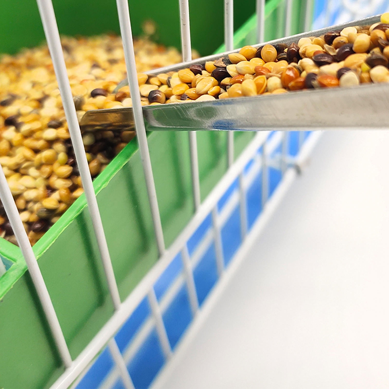 OUNONA Birds Added Feeder for Food Water Birds Feeding Accessory Easy ...