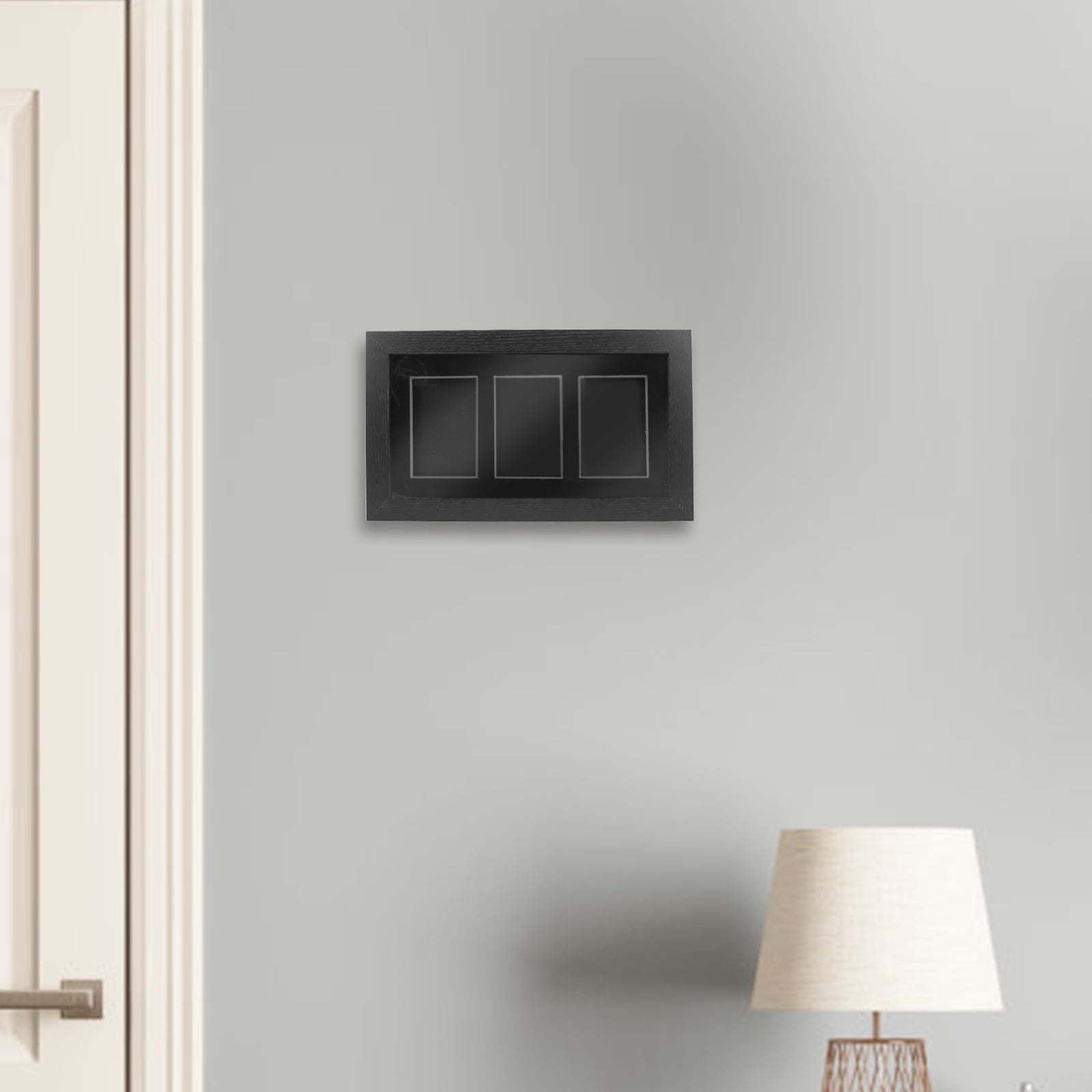 OUNONA Black Fibreboard Display Stand for Cards Elegant Design for ...