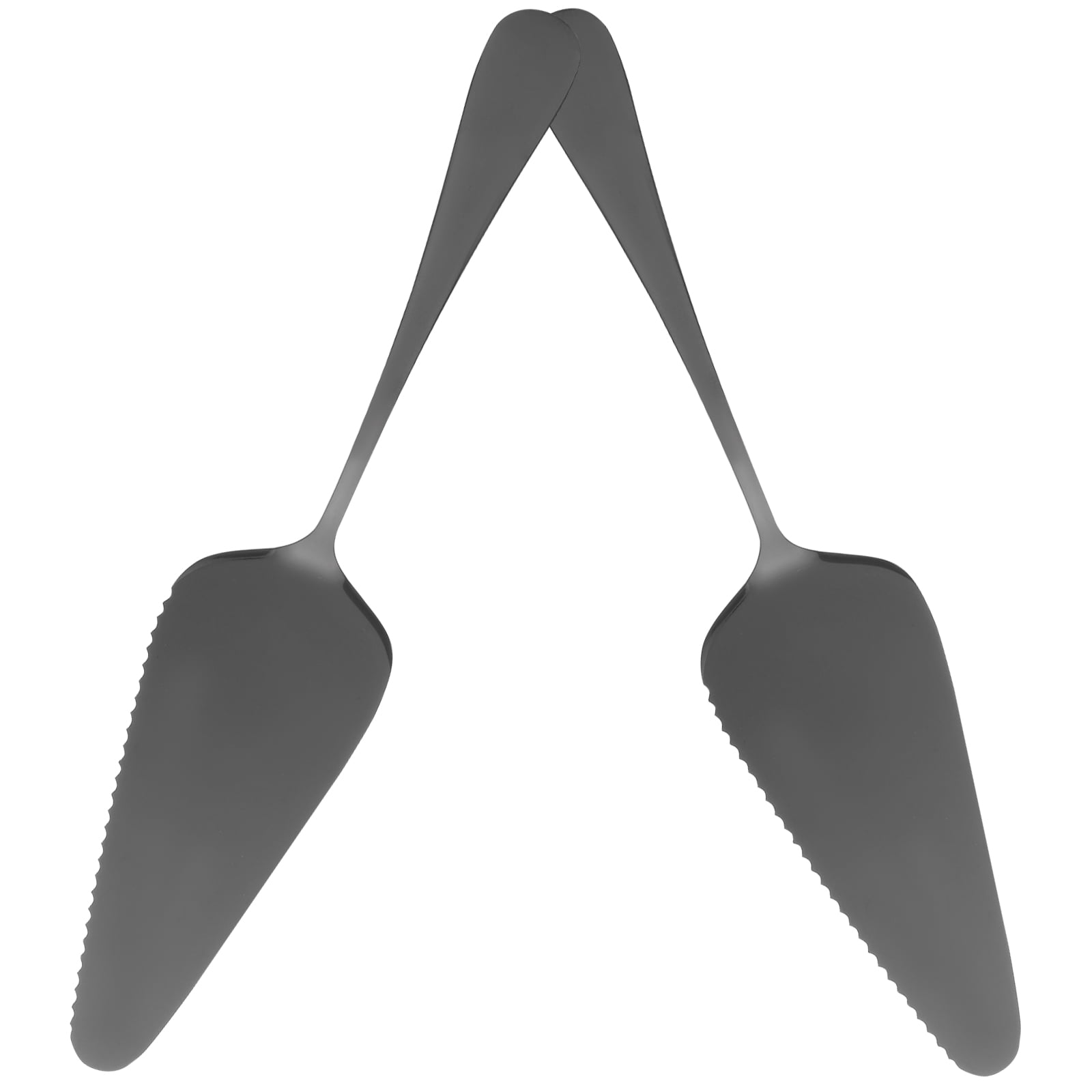 OUNONA Black Stainless Steel Cake Server for Home Use Perfect for ...