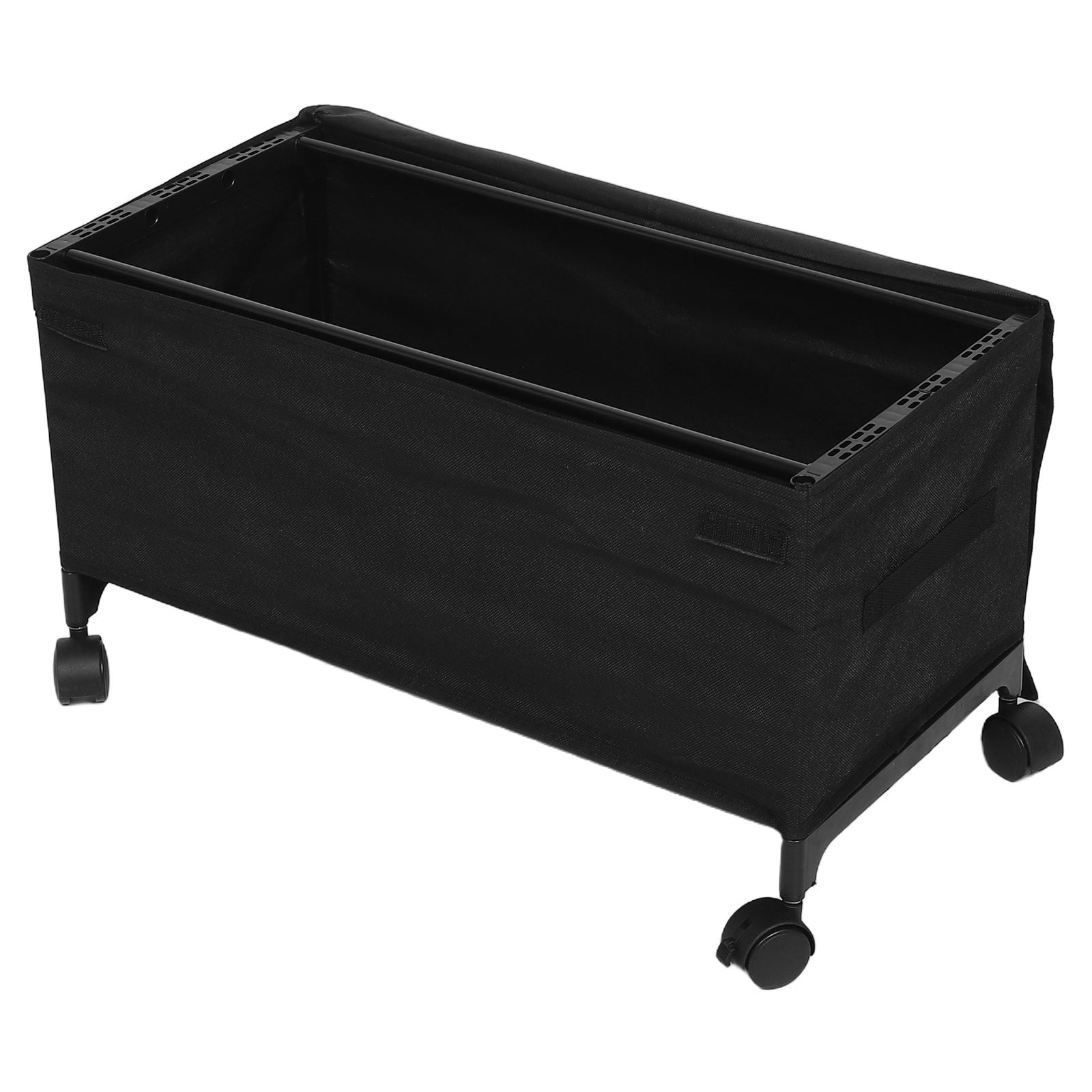 OUNONA Black Underbed Storage Organizer with Wheels for Shoes Clothes ...