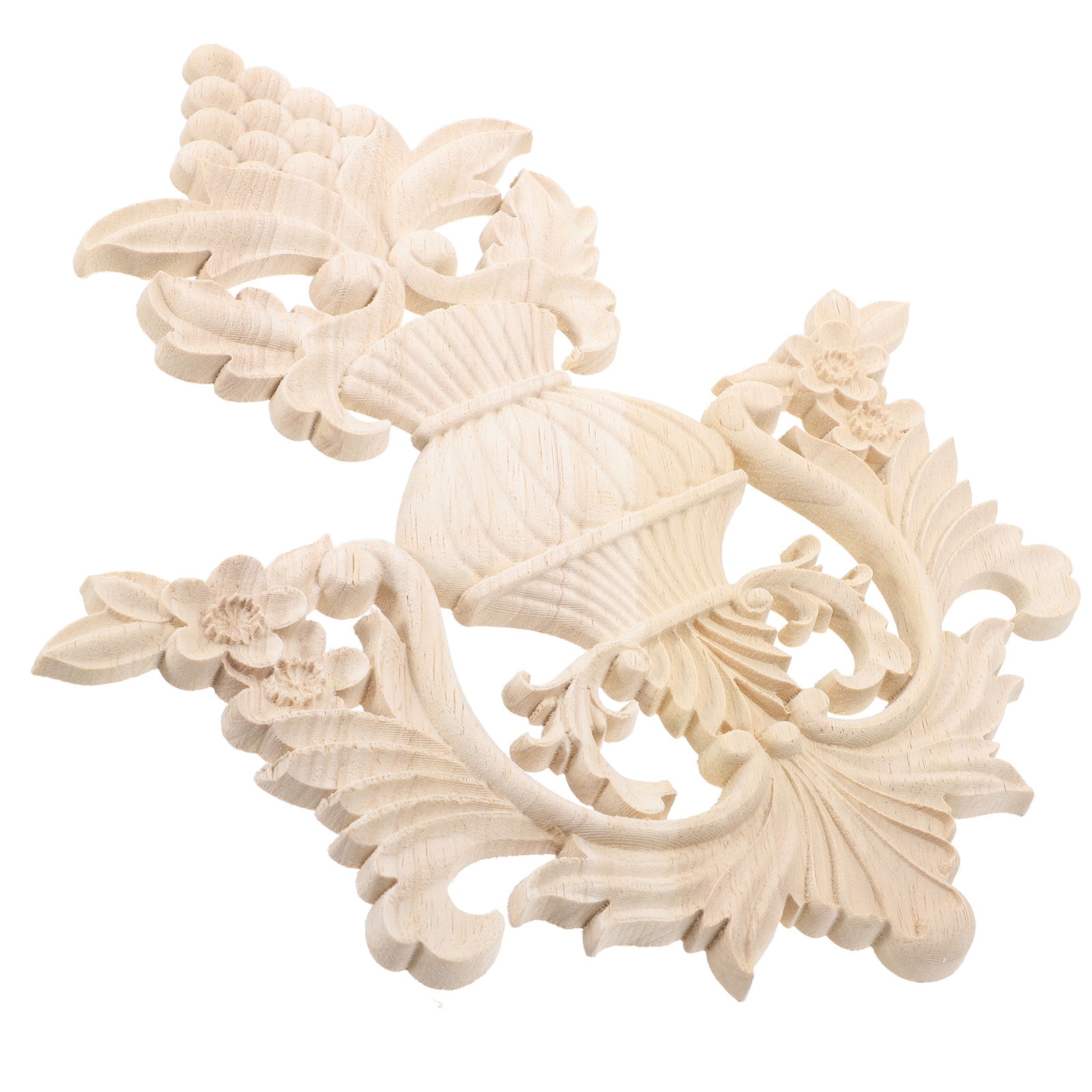 OUNONA Black and White Certificate Paper Wood Carving Decals - Walmart.com