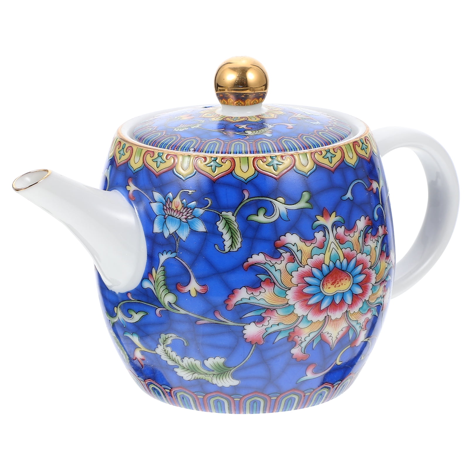 CATIEBYE Enamel Teapot Easy to Clean For Friends Restaurant 1Pcs 5 ...