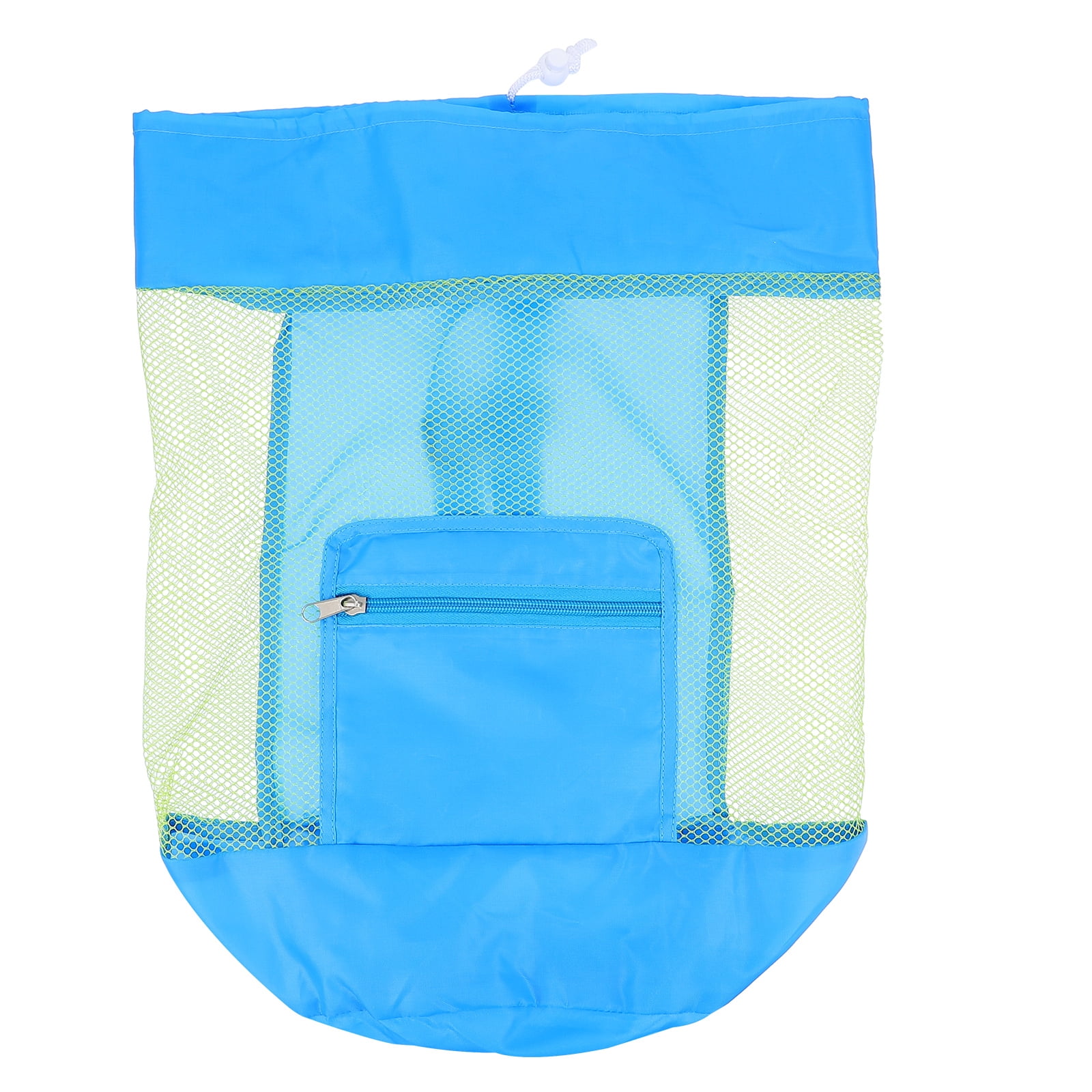 OUNONA Blue Nylon Toy Backpack with Mesh Design for Easy Storage and ...