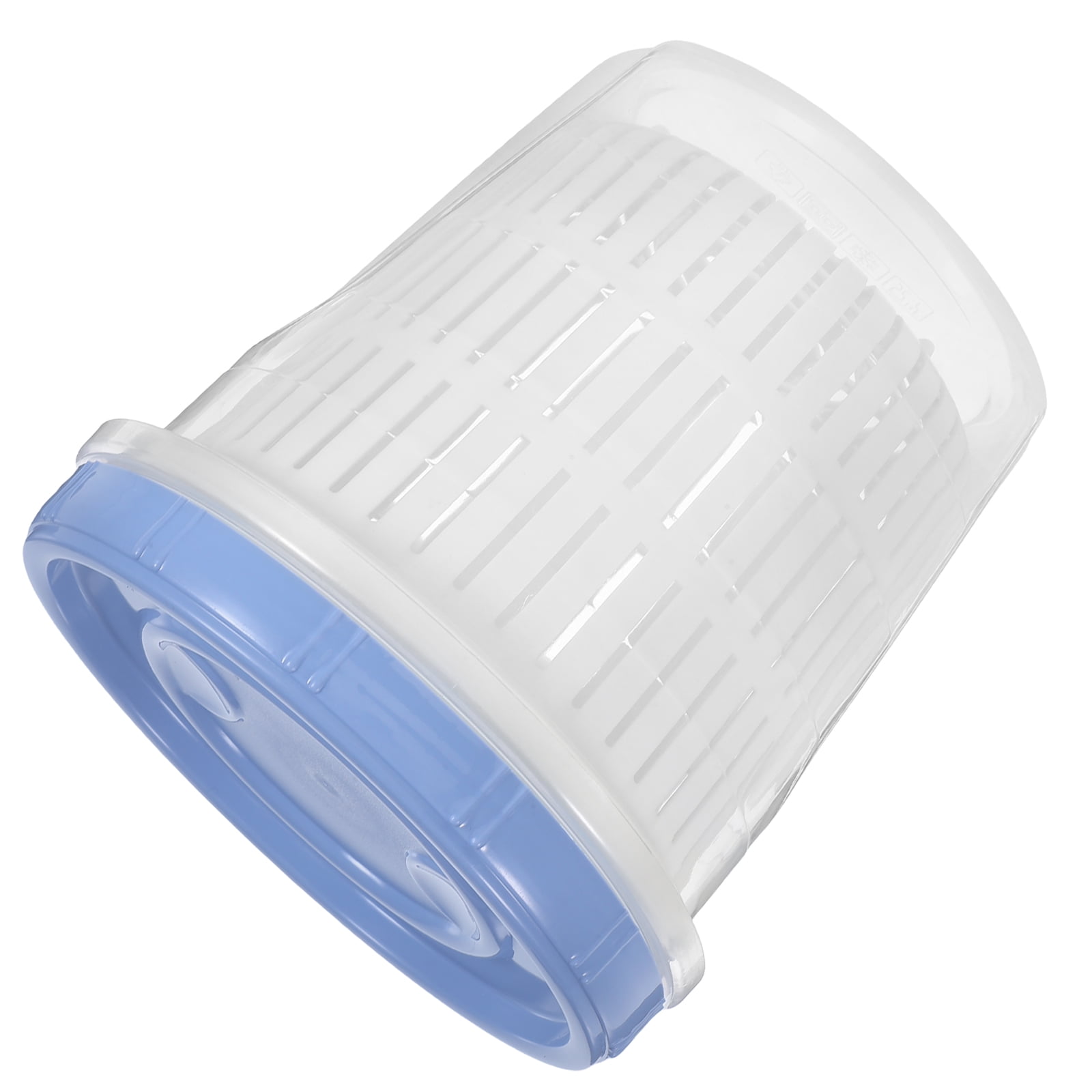 OUNONA Blue PP Kimchi Storage Container with Airtight Seal and Drainage ...