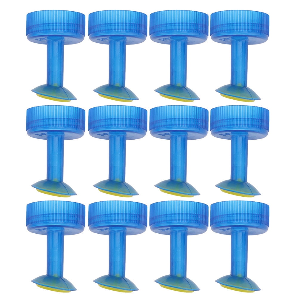 OUNONA Blue Plastic Bottle Sprinkler Caps for Watering with 15 Pieces ...