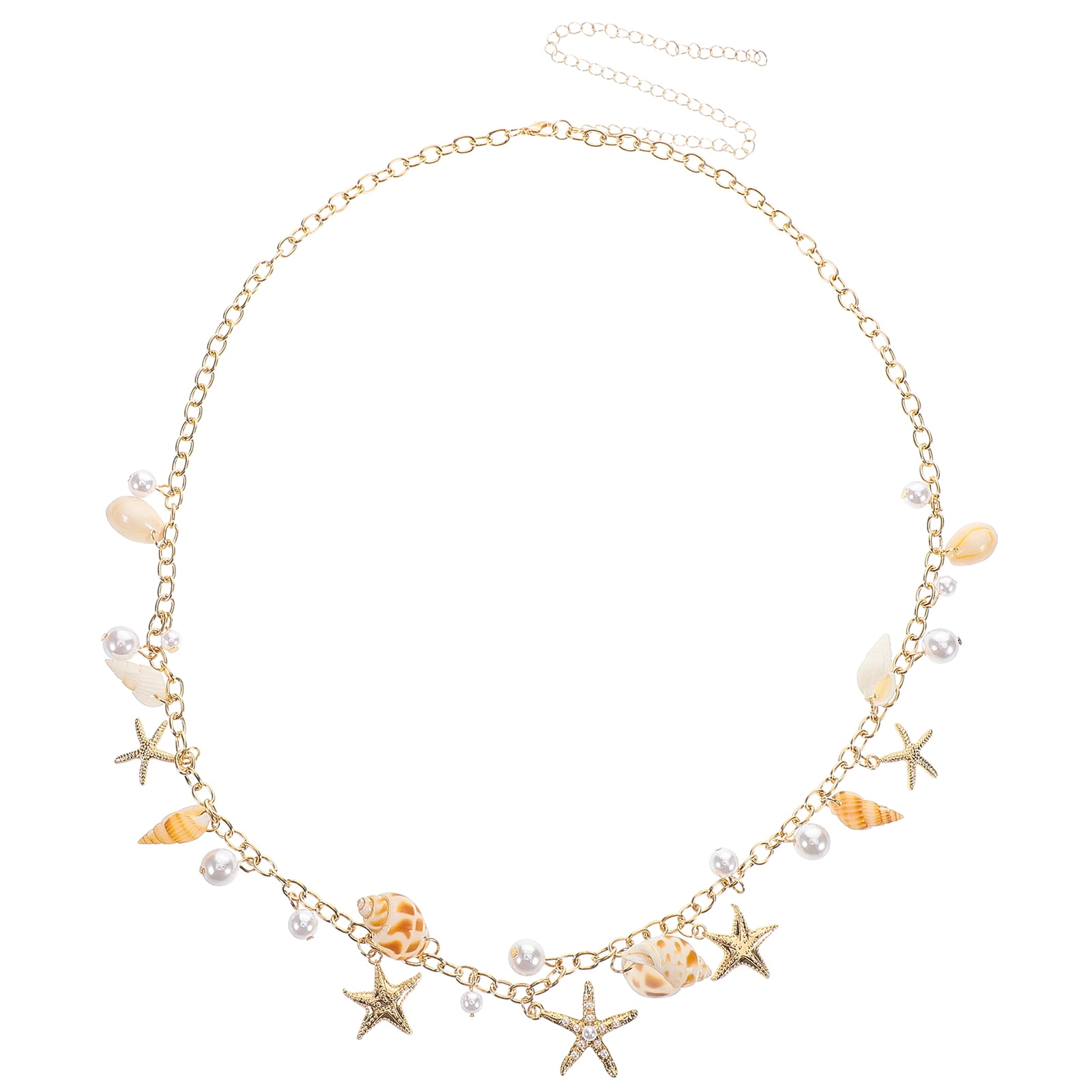OUNONA Bohemian Jewelry Shell Waist Chain - Walmart.com