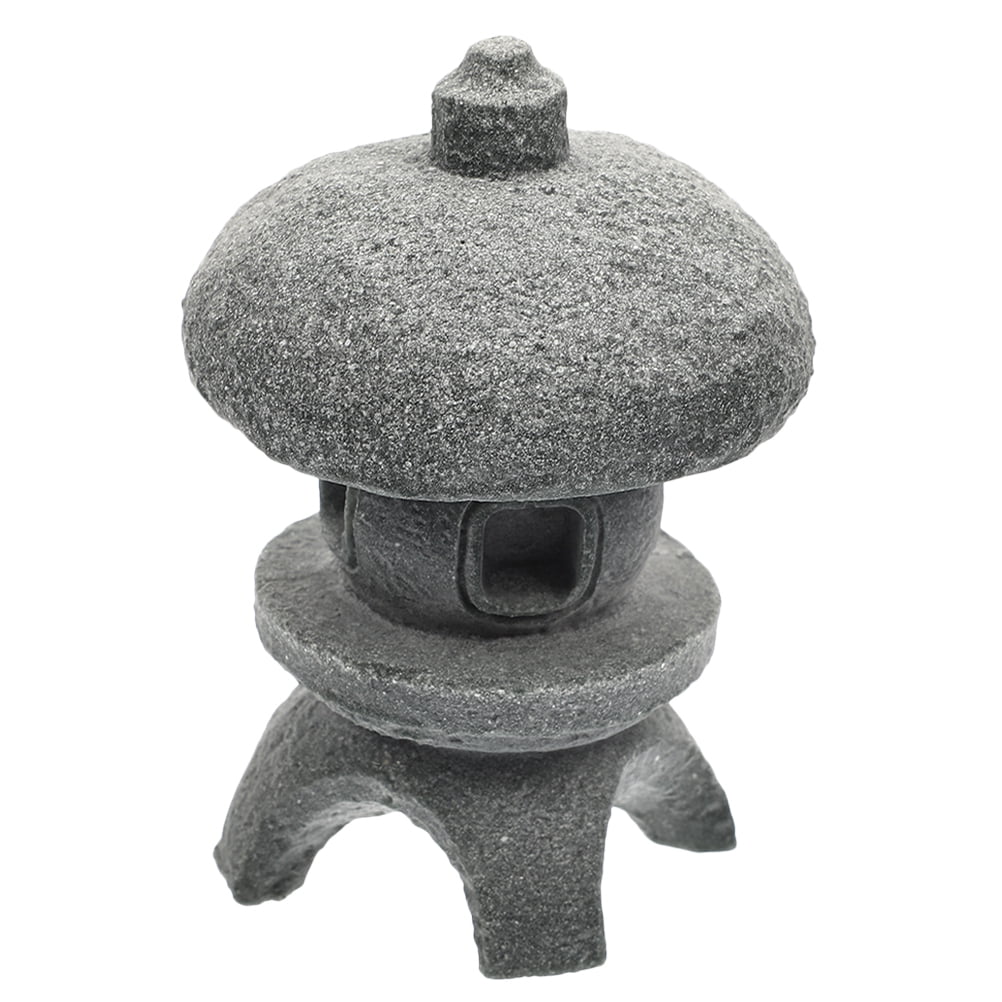 OUNONA Bonsai Pavilion Statue Mini Pavilion Statue Decor Tiny Pavilion ...