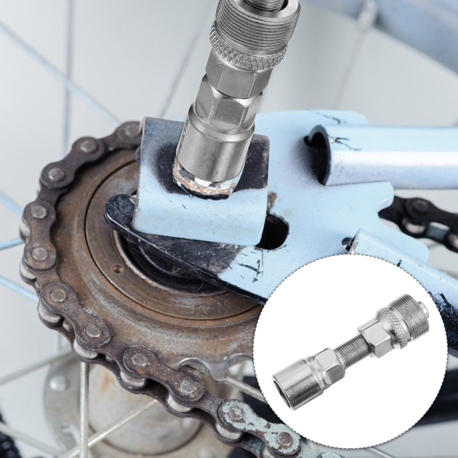 OUNONA Bottom Bracket Tool Crank Removal Universal Crankset Square ...