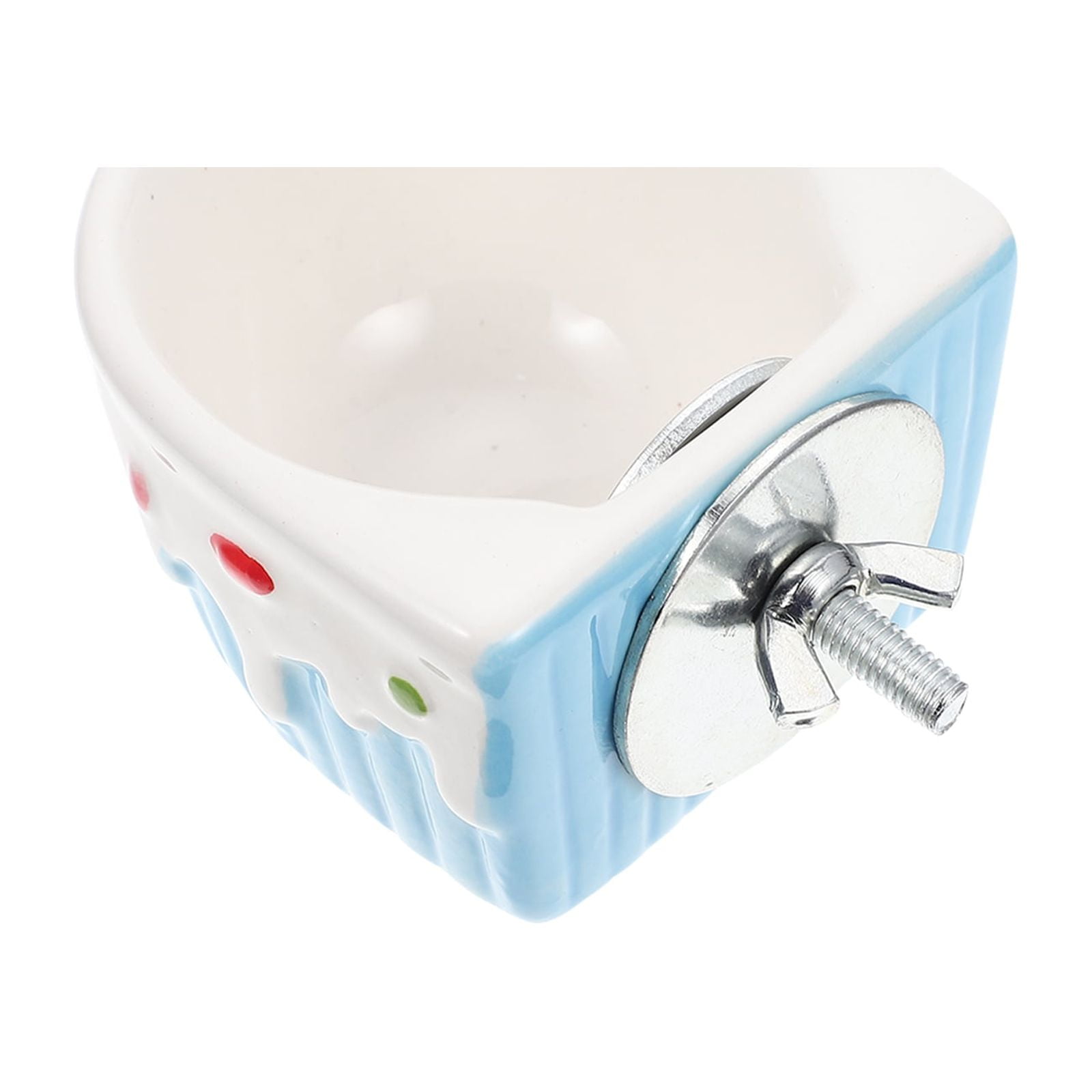 OUNONA Bowl Food Hamster Water Dish Rabbit Guinea Animal Small Ceramic ...