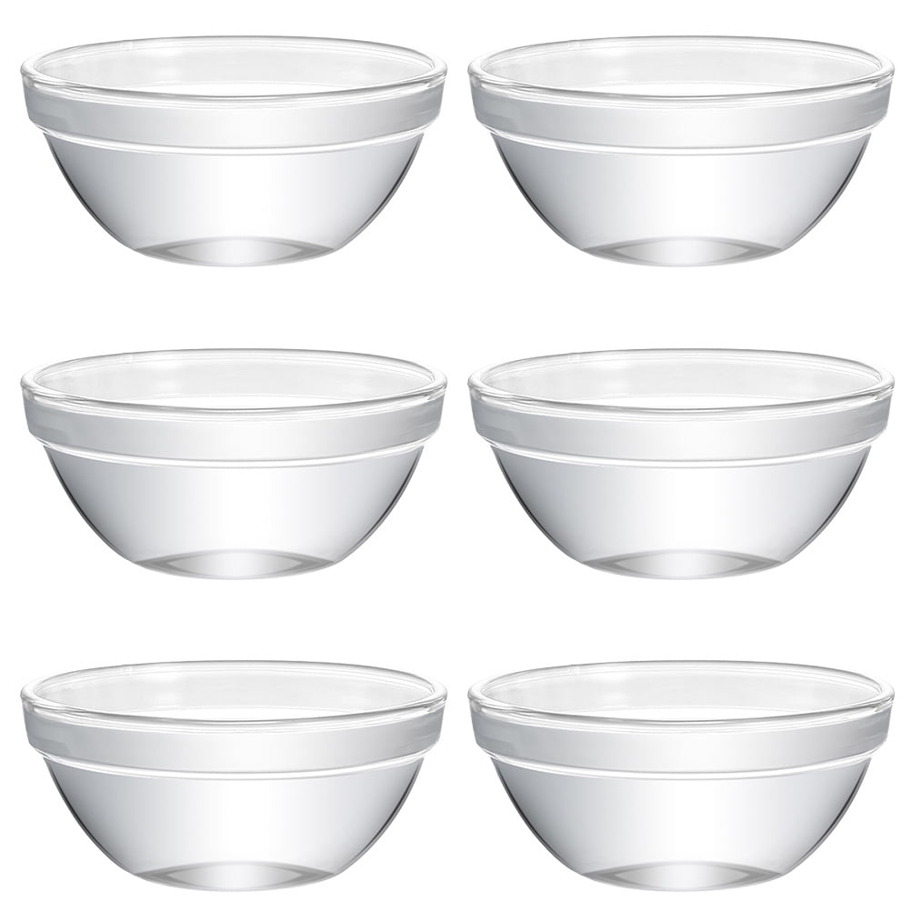 OUNONA Cake Mold 6Pcs Transparent Pudding Bowls for Diy Jellies Cooks ...