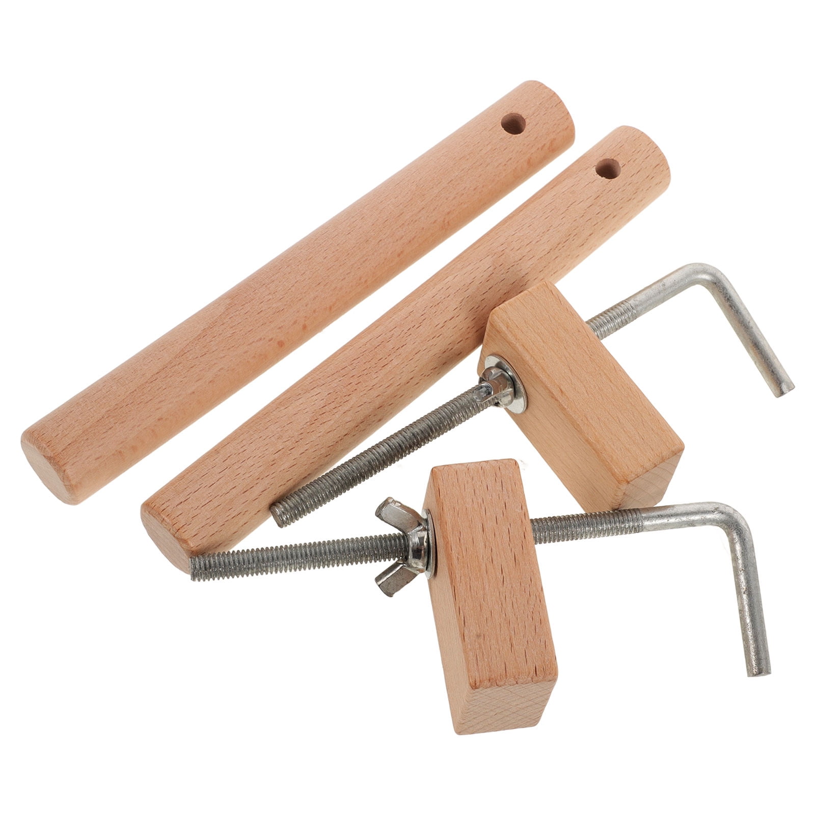 OUNONA Bracelet Maker Craft Tool Kit with Wood Frame for DIY Use Orange ...