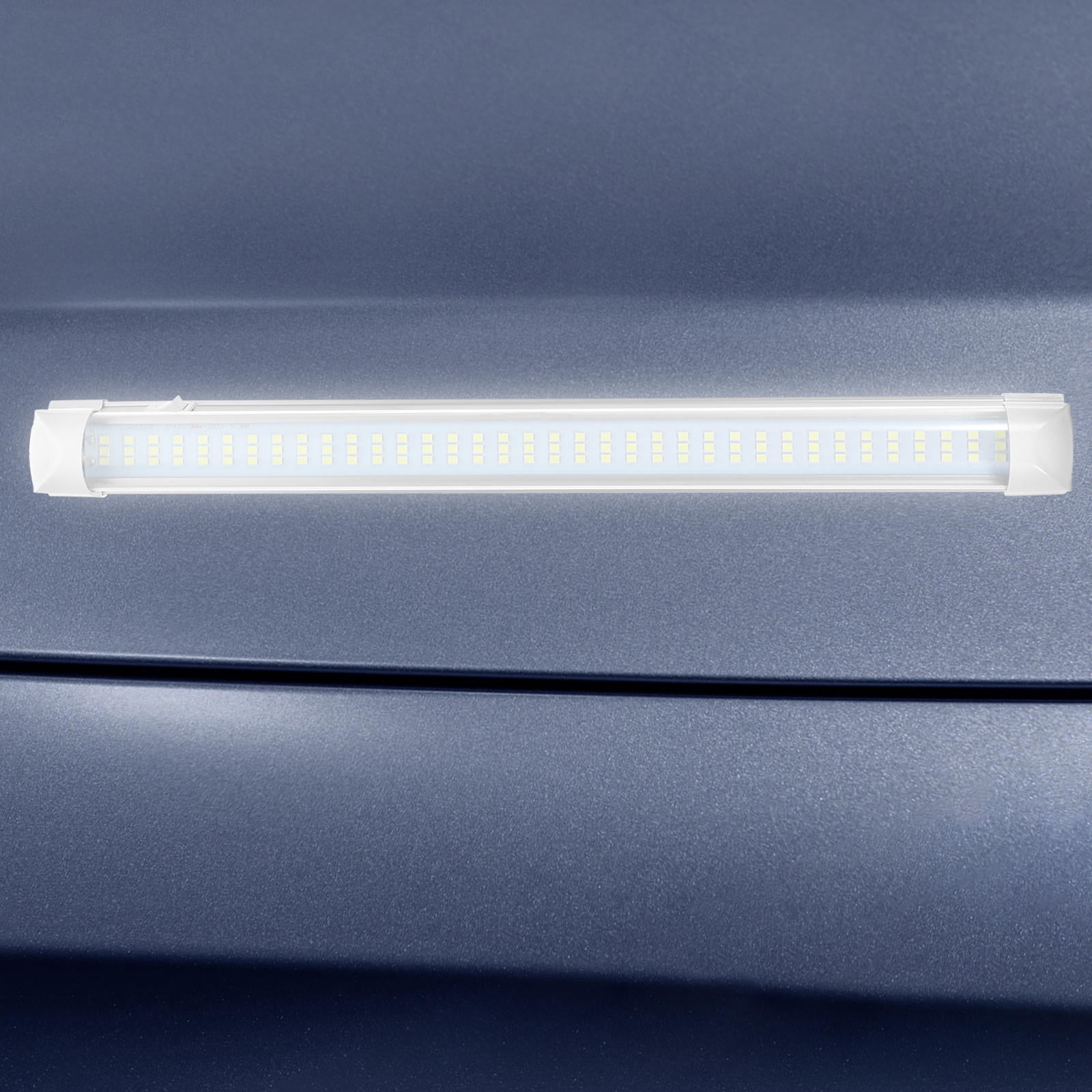 NUOLUX Interior Car Lights White 2Pcs 13X1.4X1.4In PVC Aluminum Alloy ...