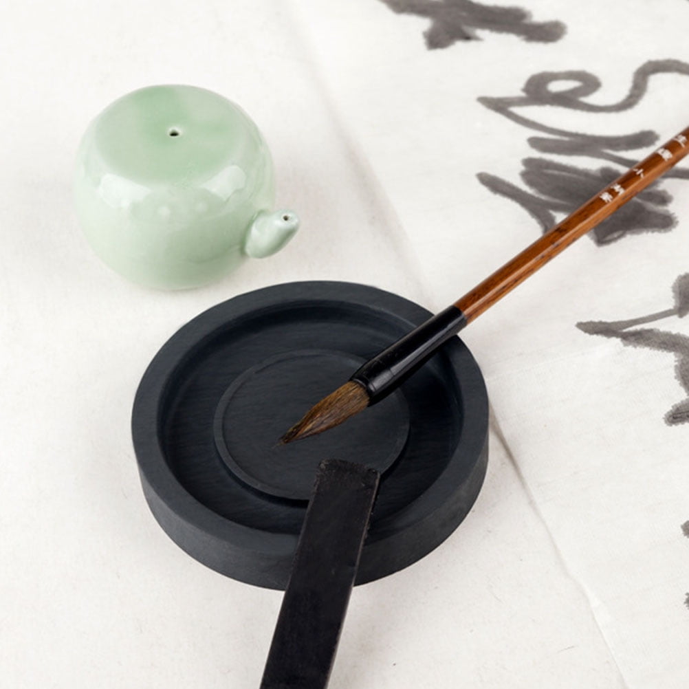OUNONA Brush Painting Ink Plate Grinding Supply Calligraphy Writing ...