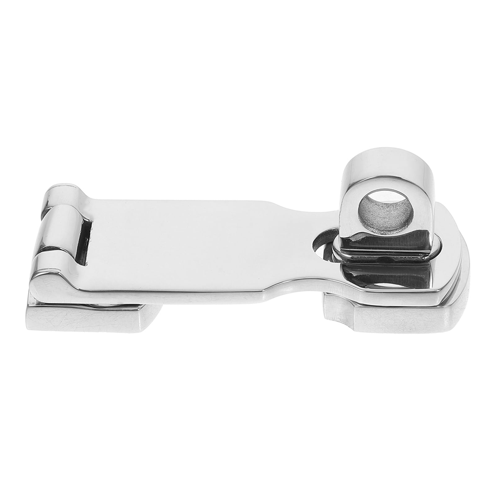 OUNONA Buckle Handle Compartment Lock Door Barricade Brackets Silver ...